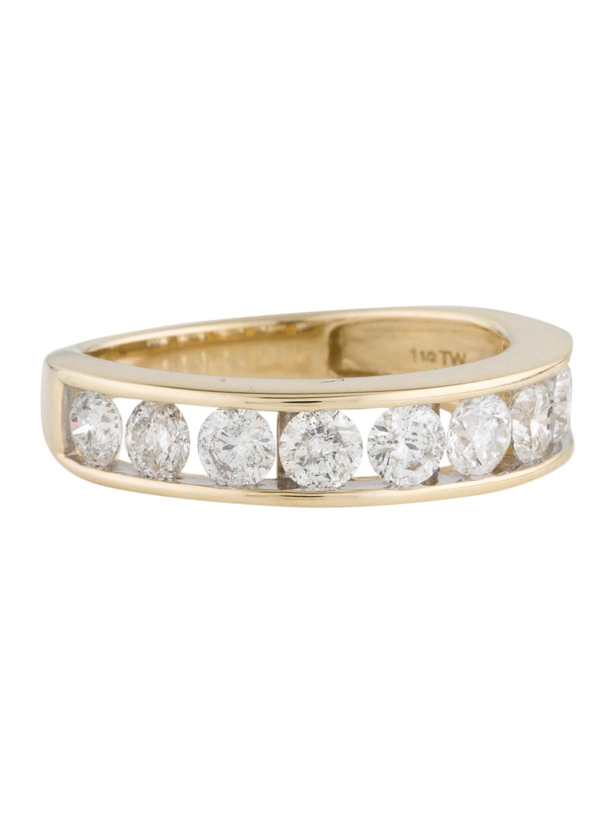 Ring 14K Diamond Quatrefoil X Ring - 14K Yellow Gold Band, Rings ...