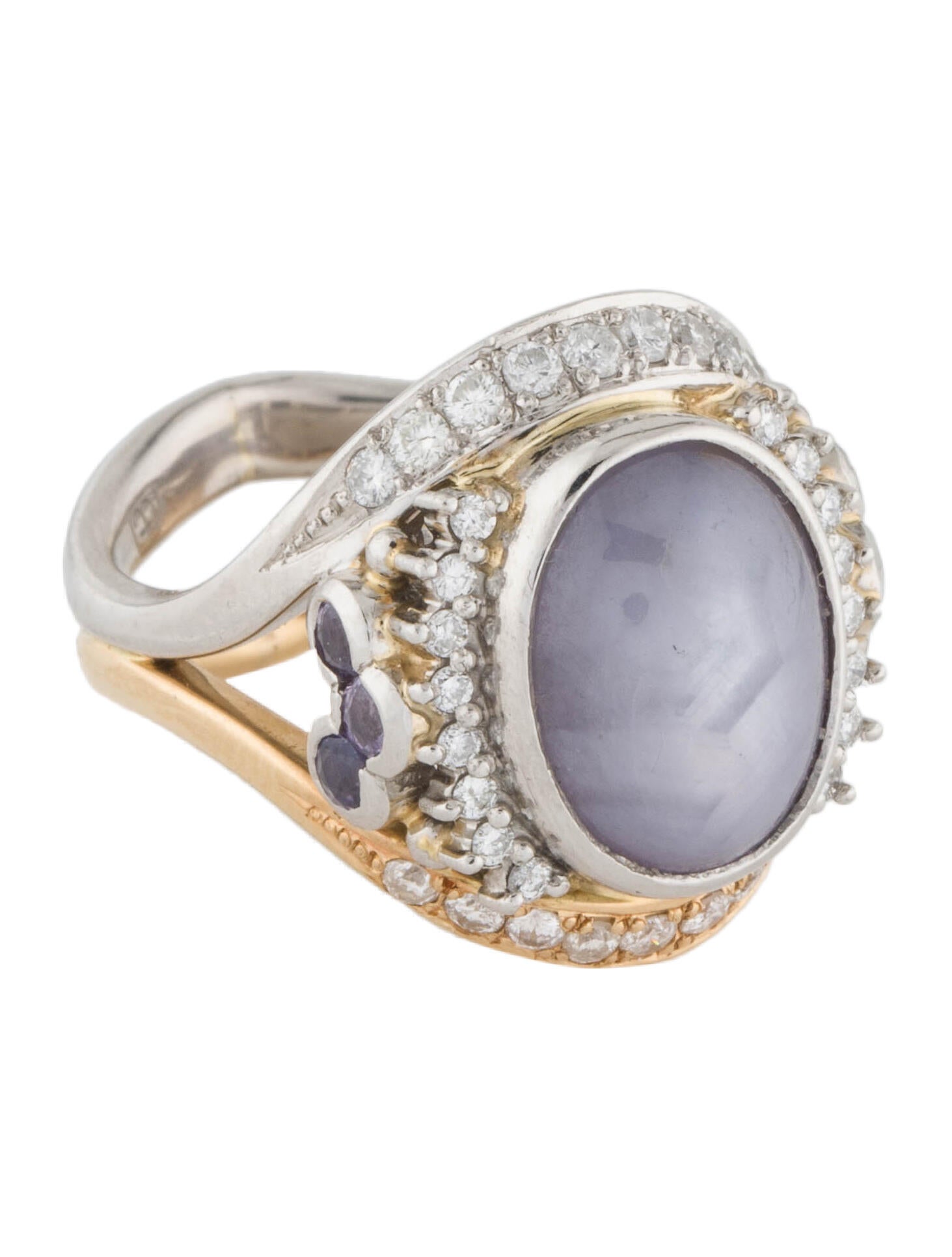 Tiffany & Co. 18K Diamond Enchant Flower Ring - 18K Rose Gold Cocktail ...