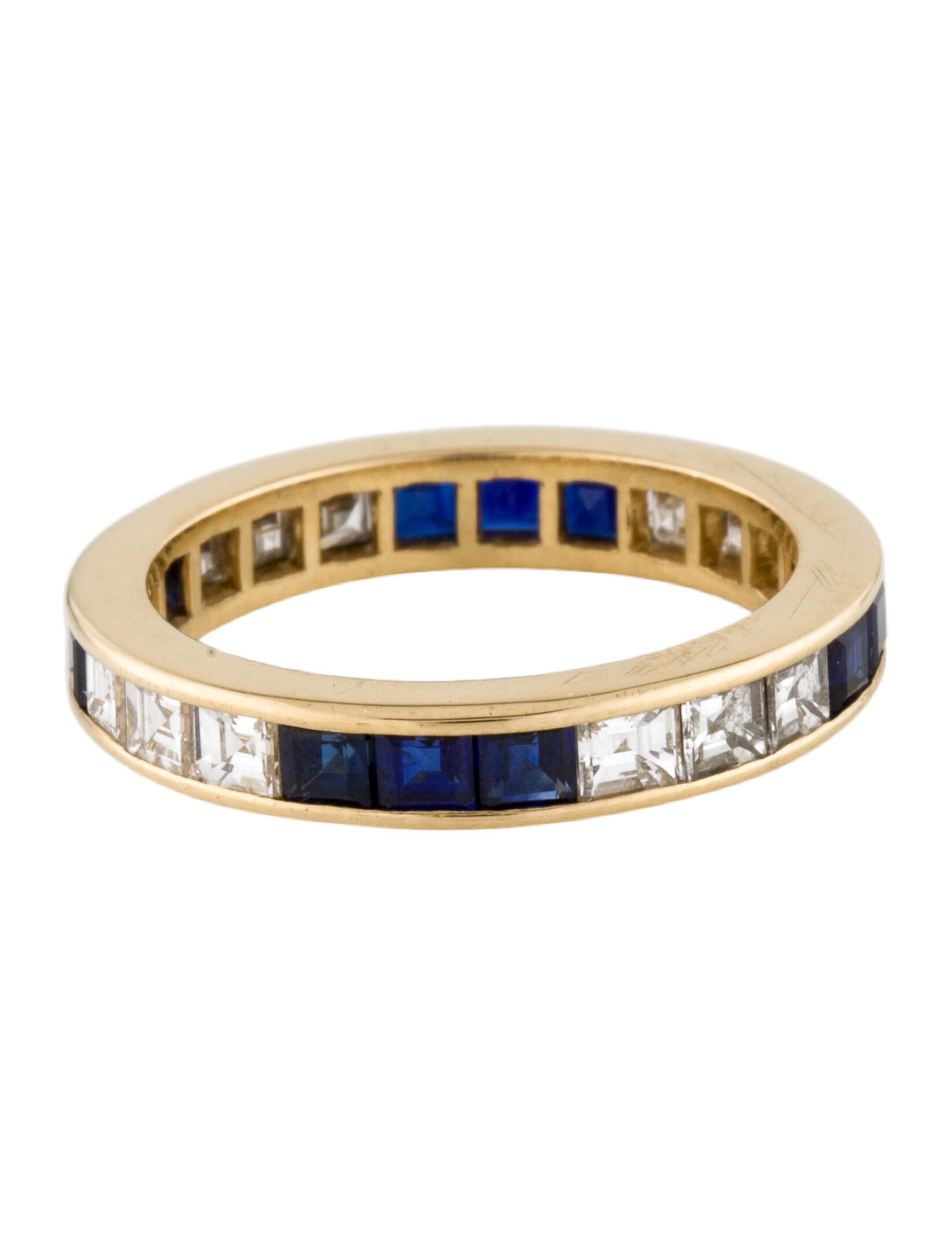 Harry Winston Yellow Diamond Eternity Band - 18K Yellow Gold Eternity ...
