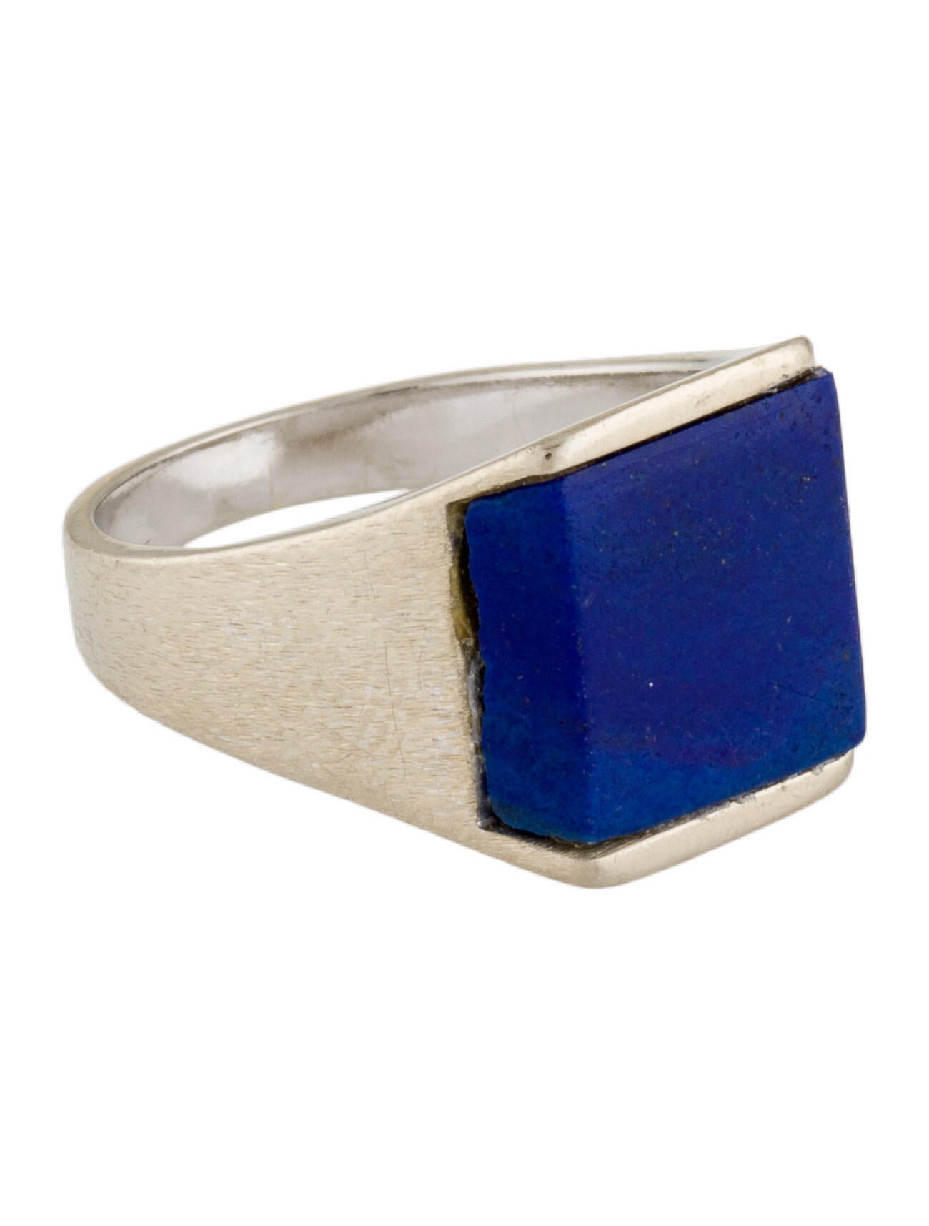 Ring 18K Lapis Lazuli Signet Ring - 18K Yellow Gold Signet Ring, Rings ...