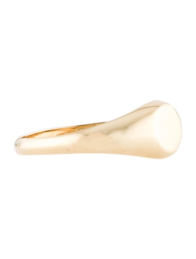 Ring 14K Signet Ring - 14K Yellow Gold Signet Ring, Rings - RRING224860 ...