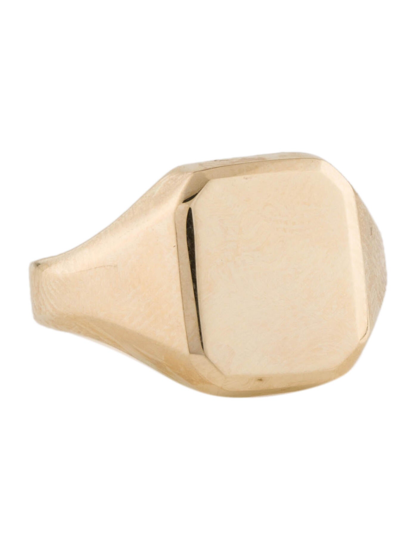 Ring 14K Signet Ring - 14K Yellow Gold Signet Ring, Rings - RRING232865 | The RealReal