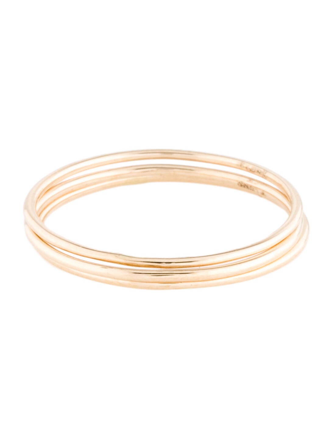 Ring 14K Set of 3 Stacking Rings - 14K Yellow Gold Band, Rings ...