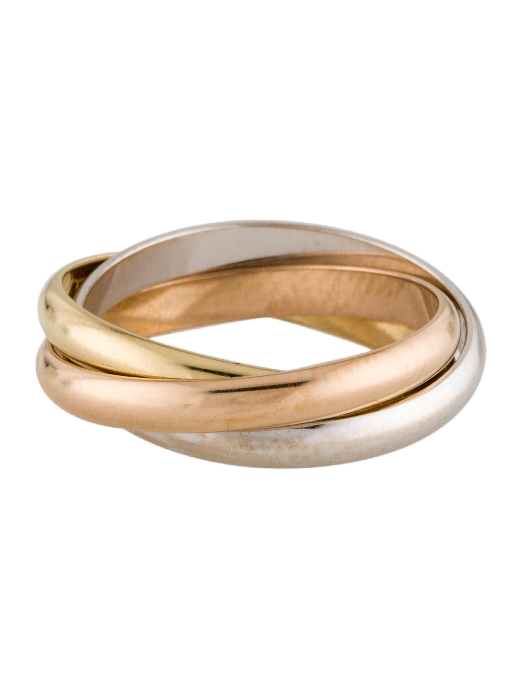 Ring 18K Tri-Color Rolling Ring - Rolling Ring, Rings - RRING237176 ...