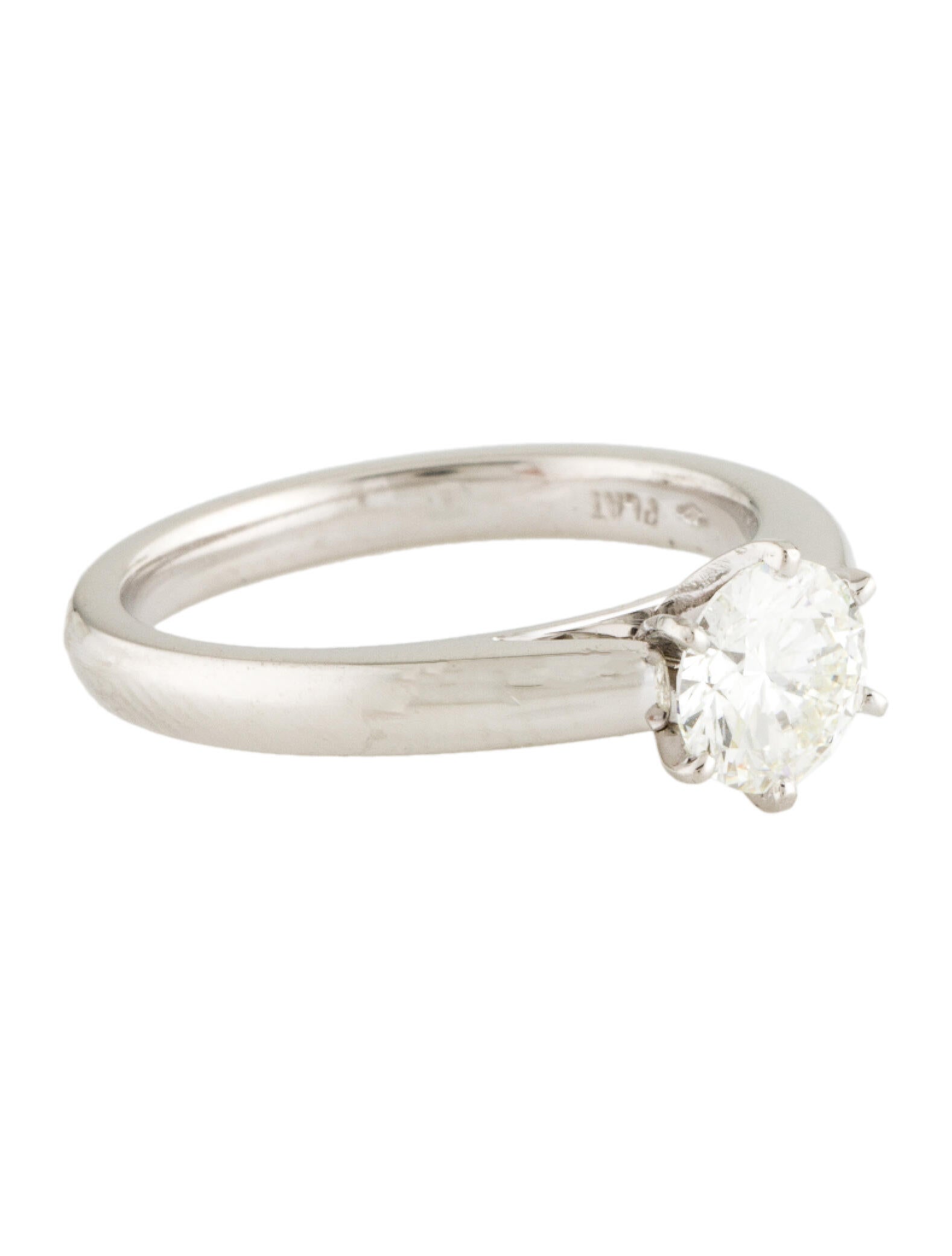 Ring Platinum 1.01ct Diamond Engagement Ring - 999 Platinum Engagement ...