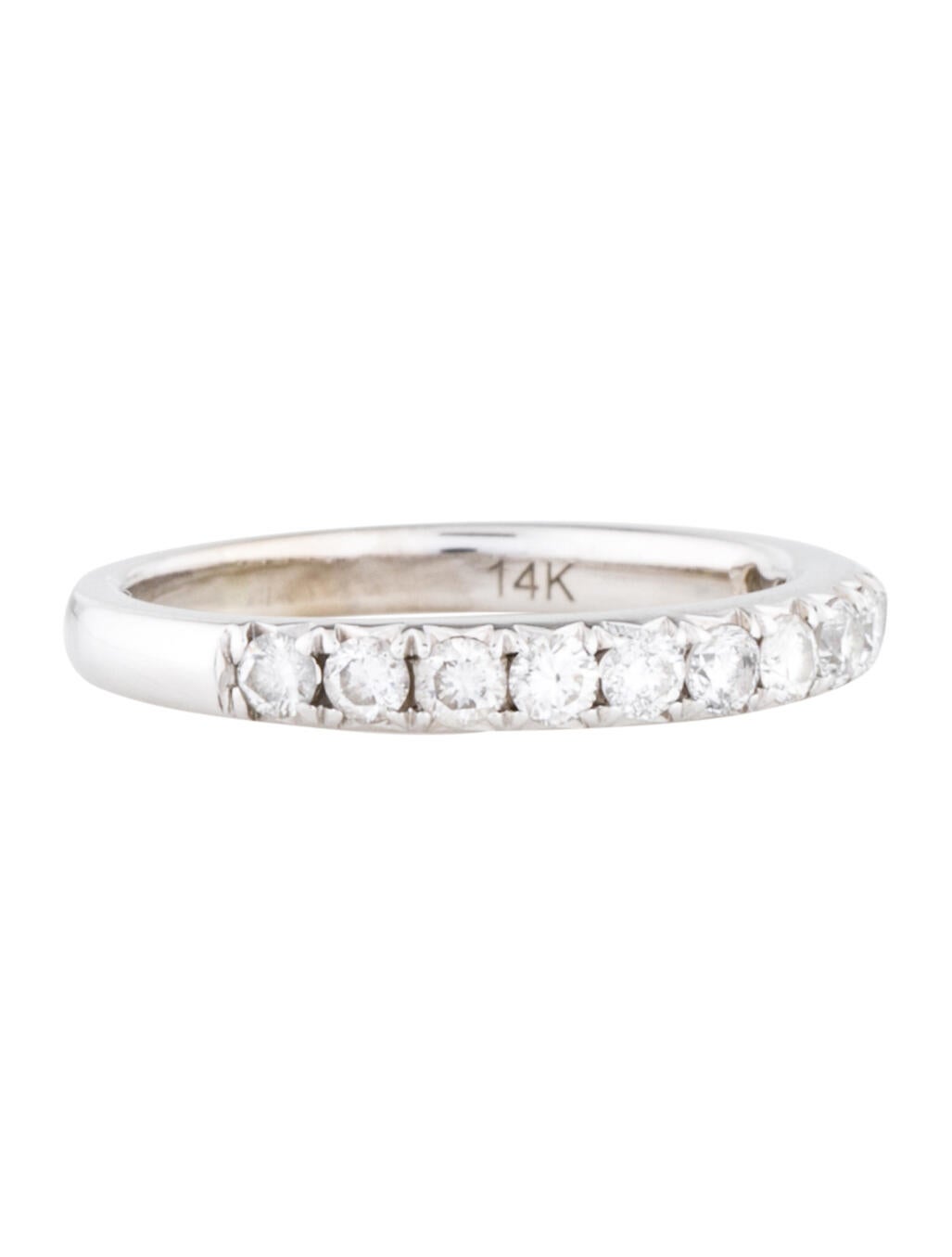 Ring 14K 8.16 ctw Emerald Eternity Band - 14K Yellow Gold Eternity Band ...