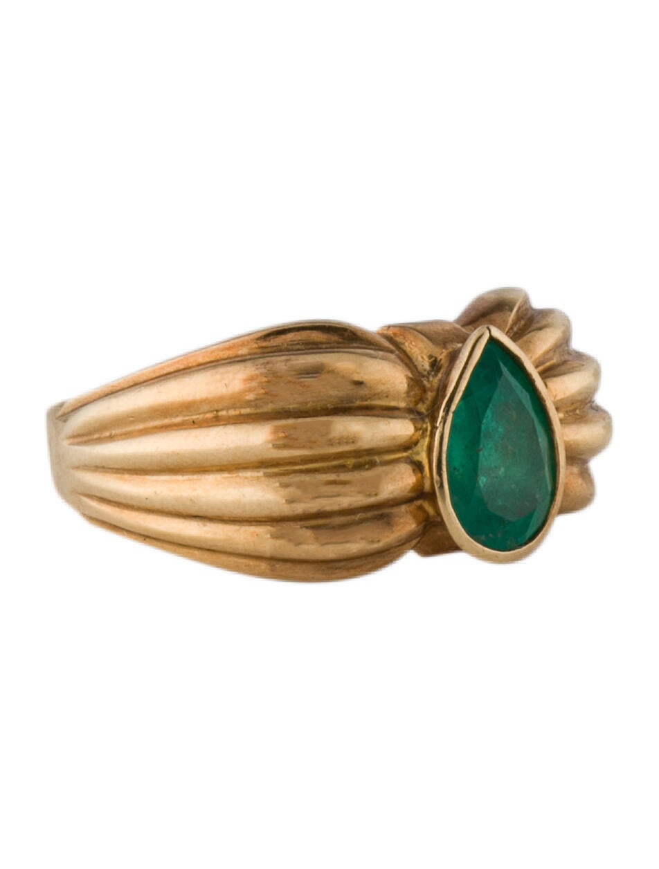 LALI Jewels Turquoise & Rhodolite Cocktail Ring - 14K Yellow Gold ...