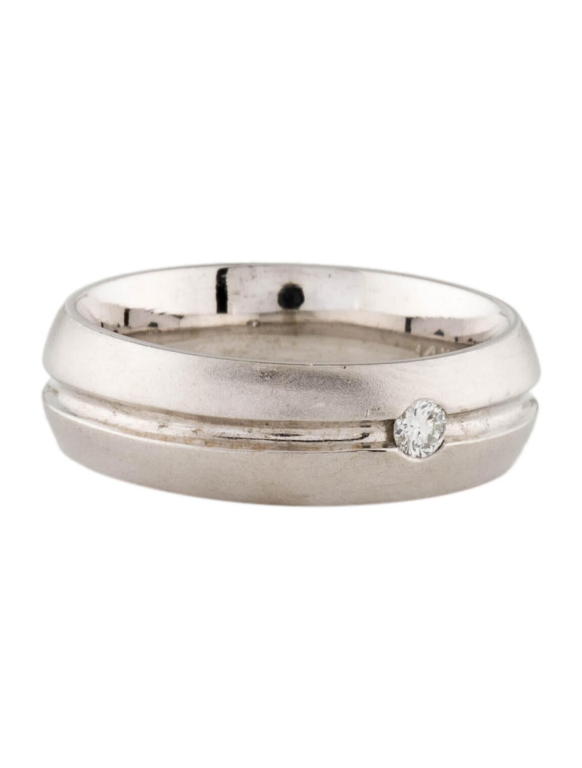 Ring 14K Diamond Slider Band - 14K Yellow Gold Band, Rings ...