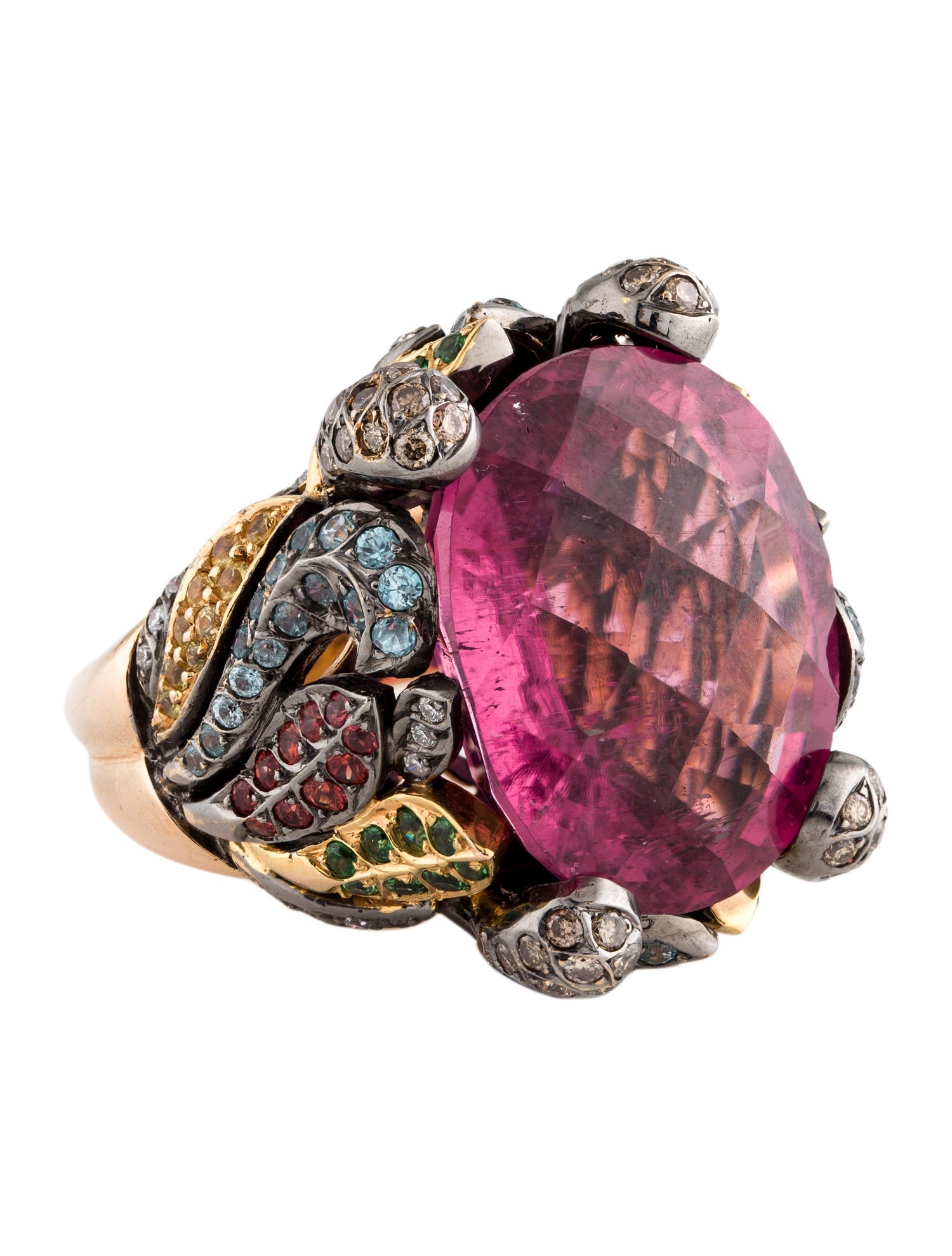 David Yurman Onyx & Diamond Wheaton Cocktail Ring - Sterling Silver ...