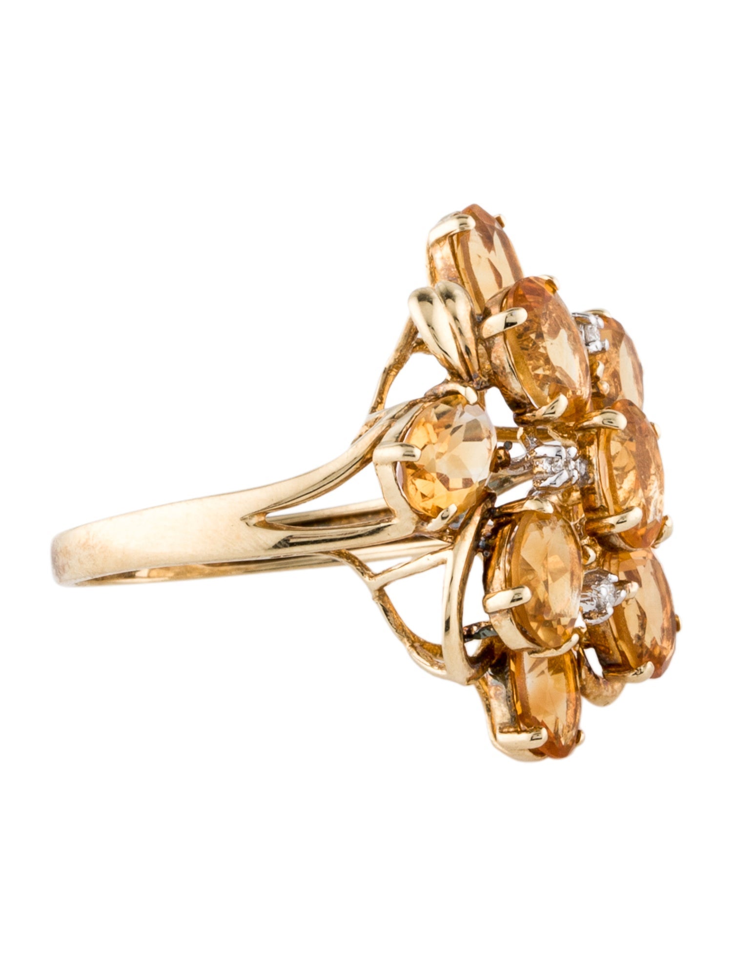 Gregg Ruth 18K Diamond & Sapphire Ring - Gold, 18K White Gold Cocktail ...