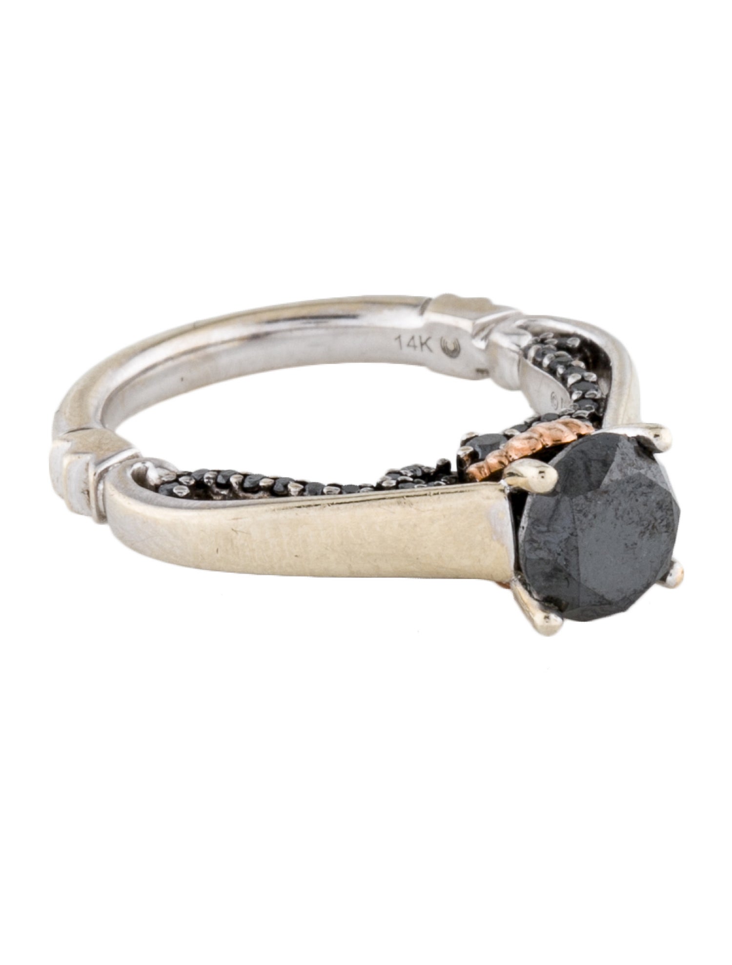 Ring Disney 14K 1.22ctw Diamond Enchanted Villains Ursula Engagement ...