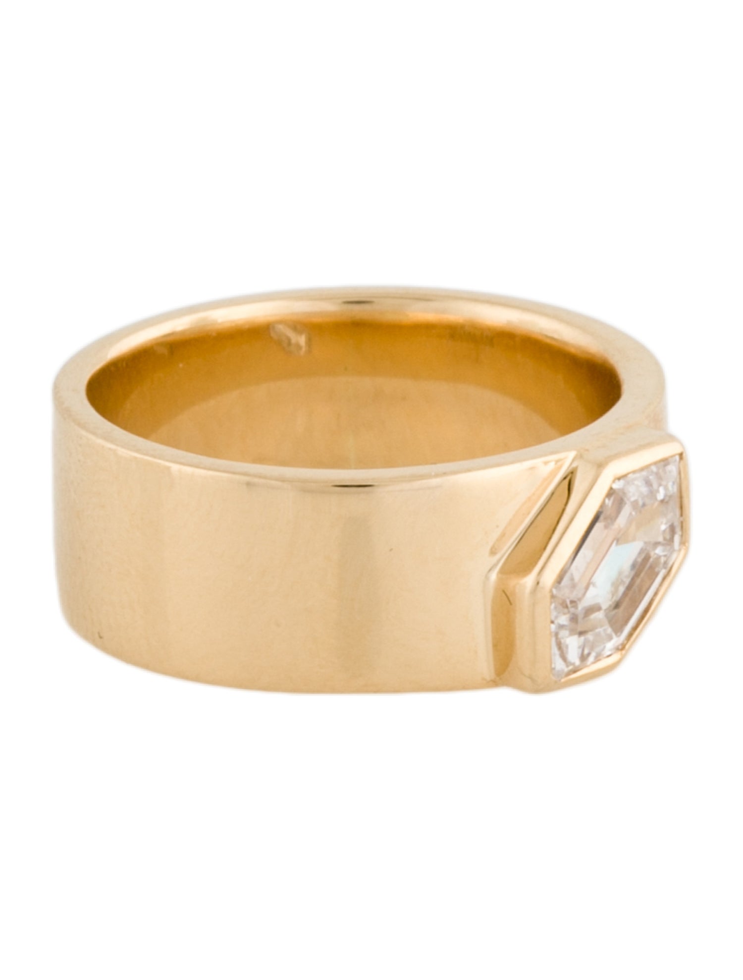 Ring 18K Lab-Grown 2.46ct Diamond Engagement Ring - 18K Yellow Gold ...