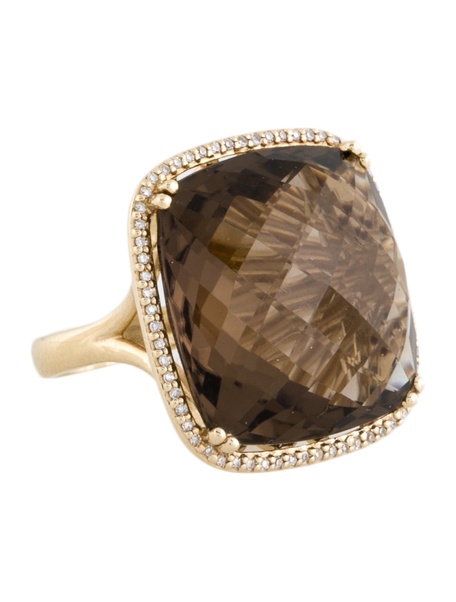 Stephen Dweck Mother of Pearl & Carved Quartz Cocktail Ring - Sterling ...