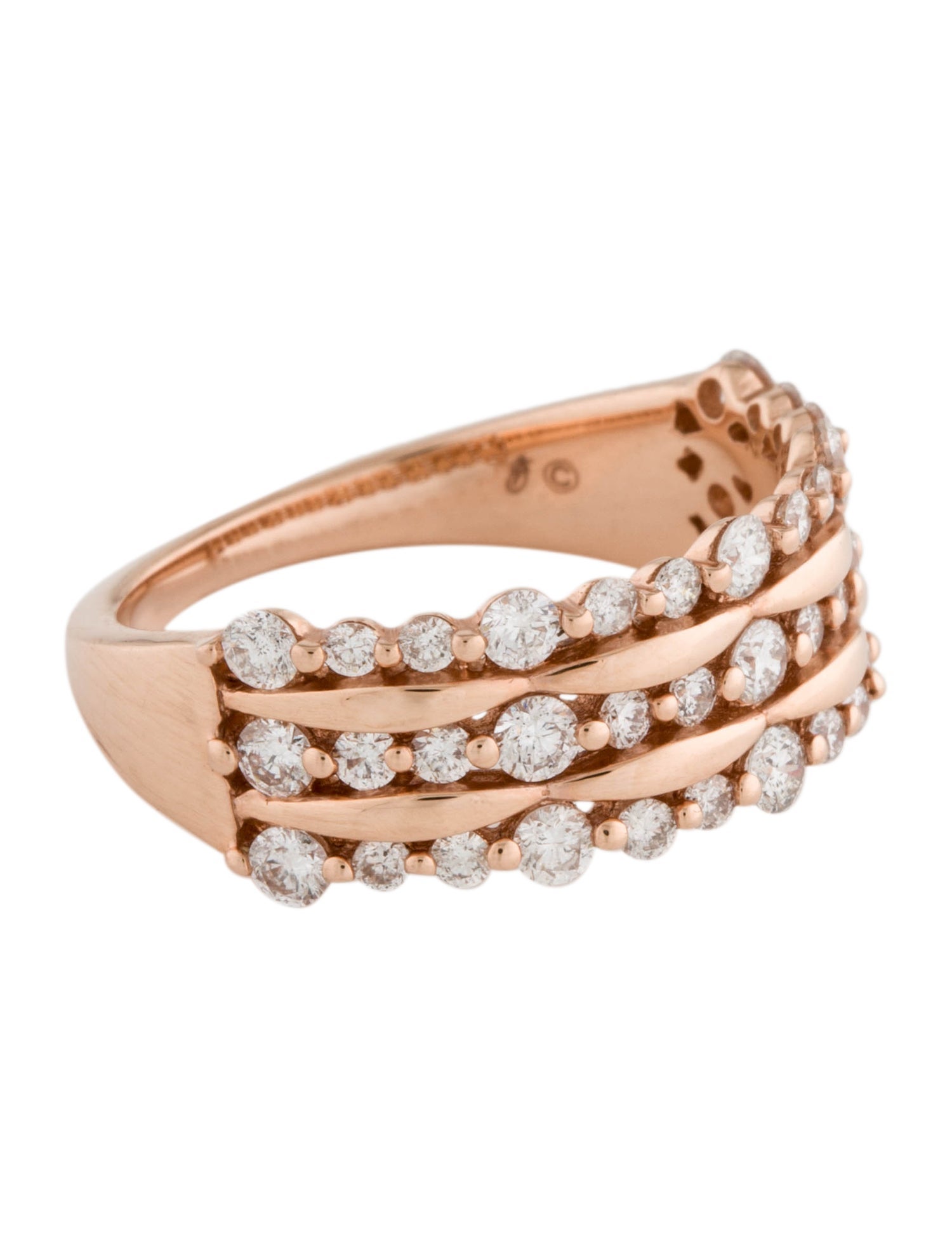 Christian Dior Crystal Dio(r)evolution Ring - Gold-Plated Band, Rings ...