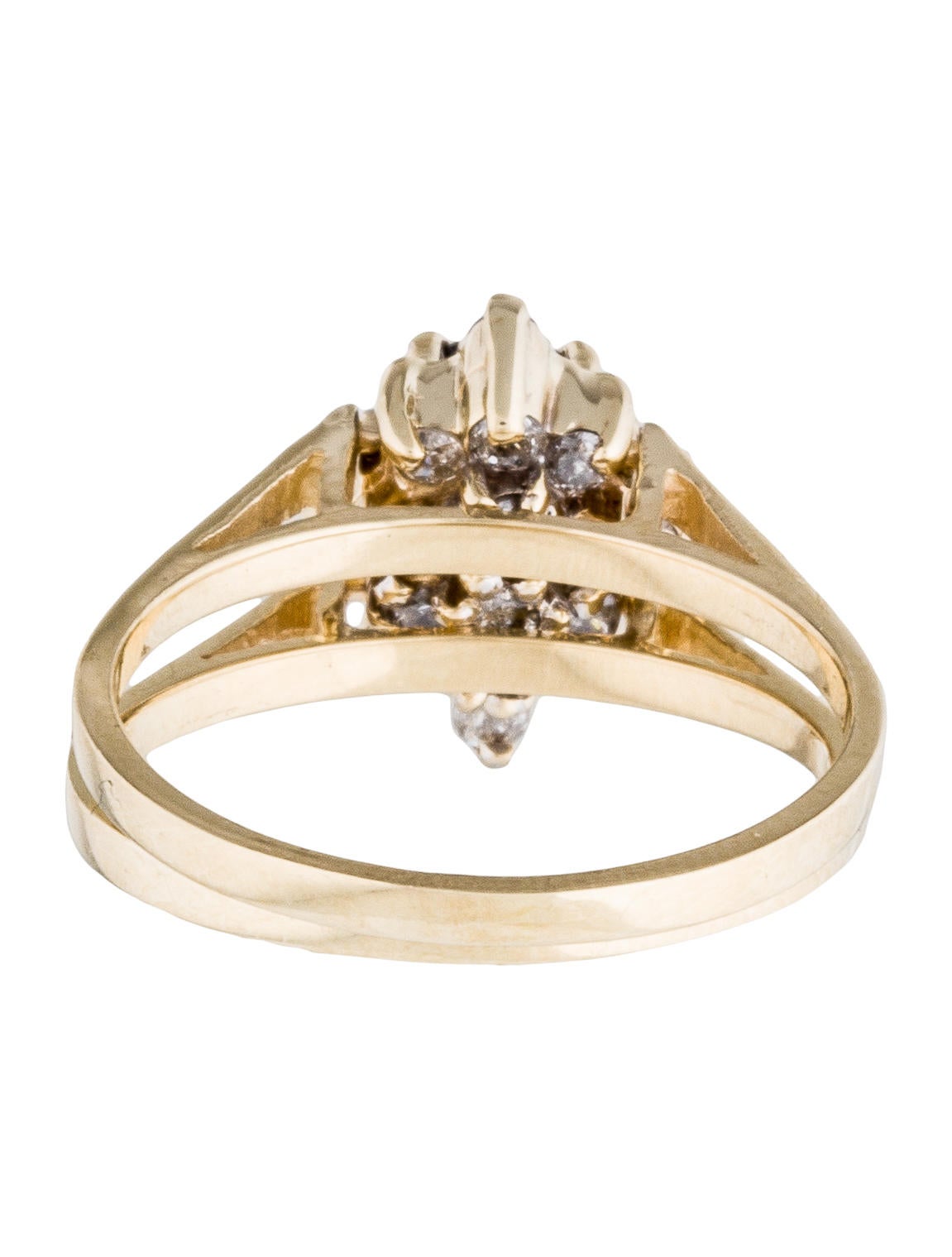 14K Reversible Sapphire & Diamond Ring - Rings - RRING25273 | The RealReal