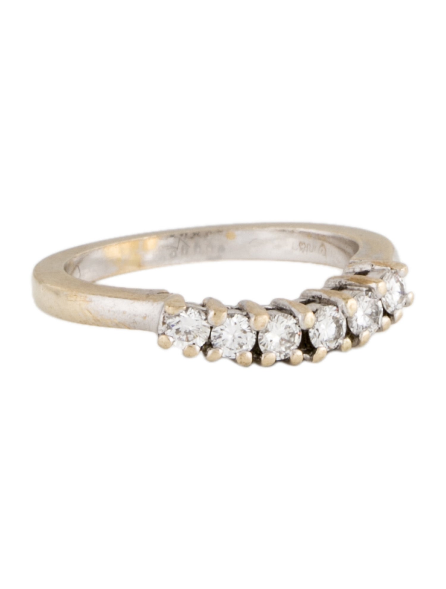 Pat Flynn 18K Platinum & Iron Diamond Dot Band - 18K Yellow Gold Band ...