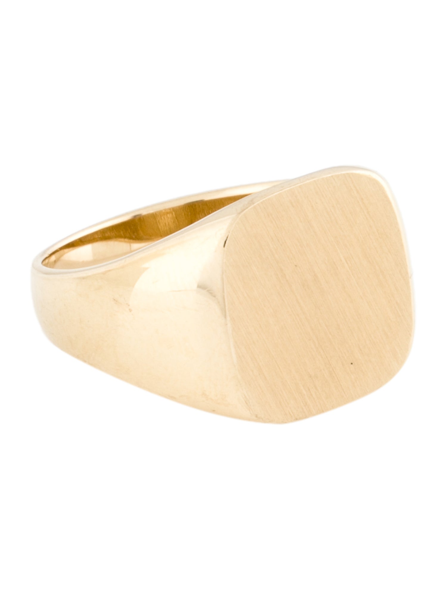 Ring 14K Signet Ring - Signet Ring, Rings - RRING257604 | The RealReal
