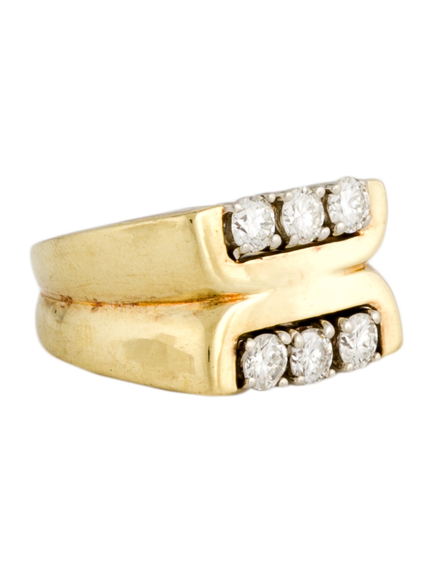 Ring 18K Diamond Signet Ring - Signet Ring, Rings - RRING258253 | The ...