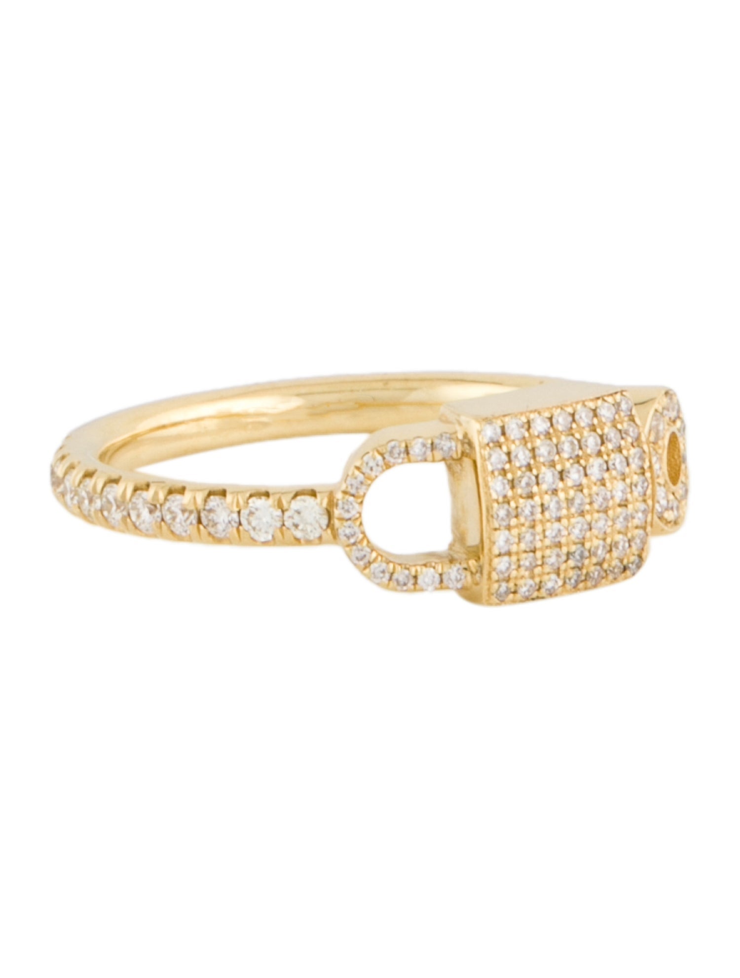 Hermès 18K Diamond Crescendo Cocktail Ring - Rhodium-Plated 18K White ...