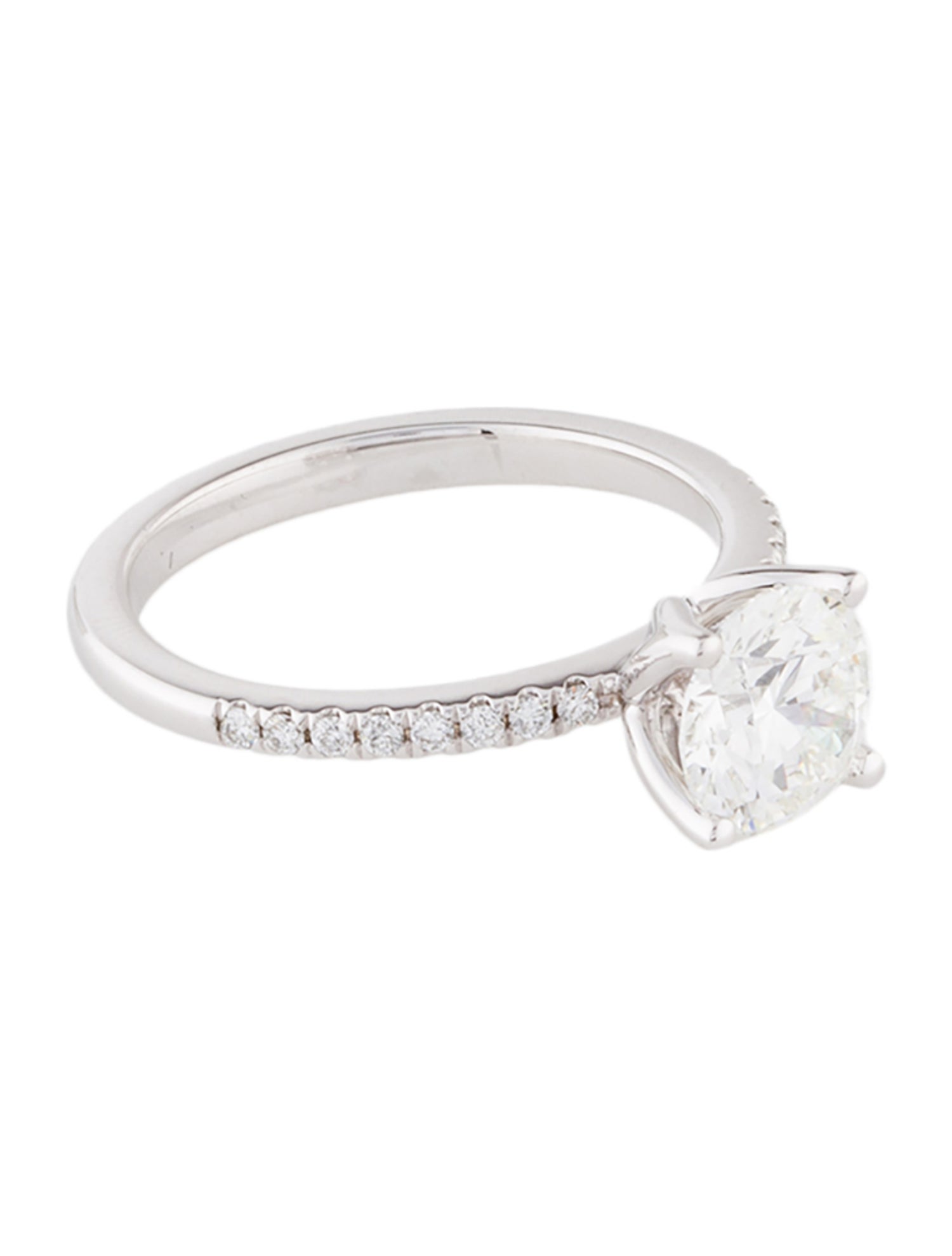 Ring 1.52ct Lab-Grown Diamond Engagement Ring - 14K Rose Gold Engagement Ring, Rings ...