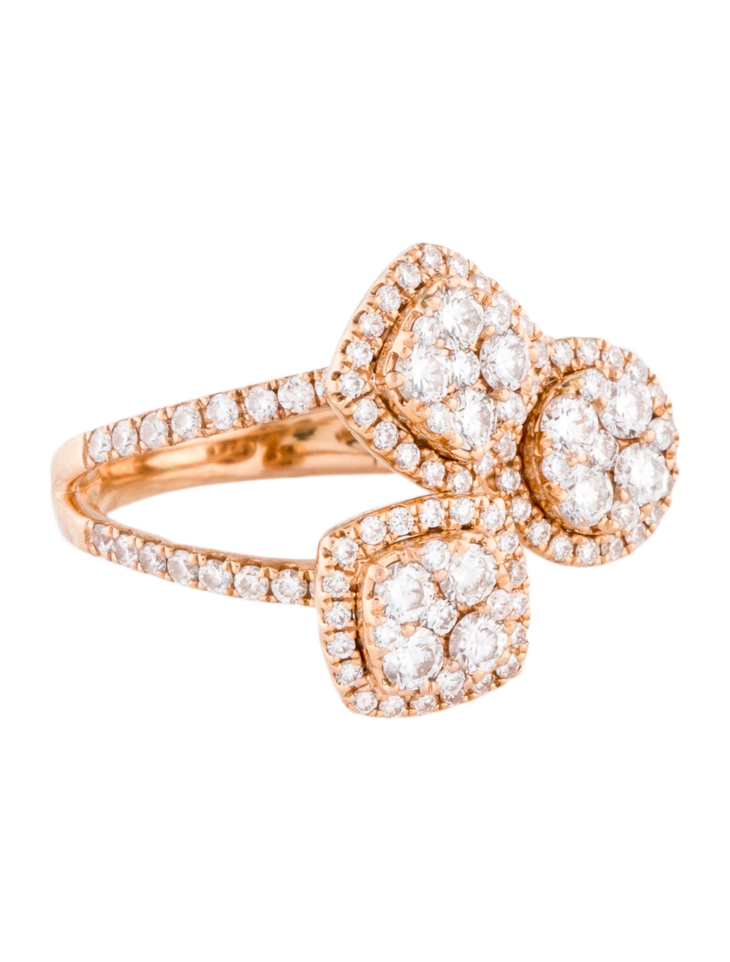 Van Cleef & Arpels Large Cosmos Ring - 18K White Gold Cocktail Ring ...