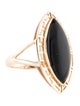 Ring 1K Onyx Cocktail Ring - 14K Yellow Gold Cocktail Ring, Rings ...