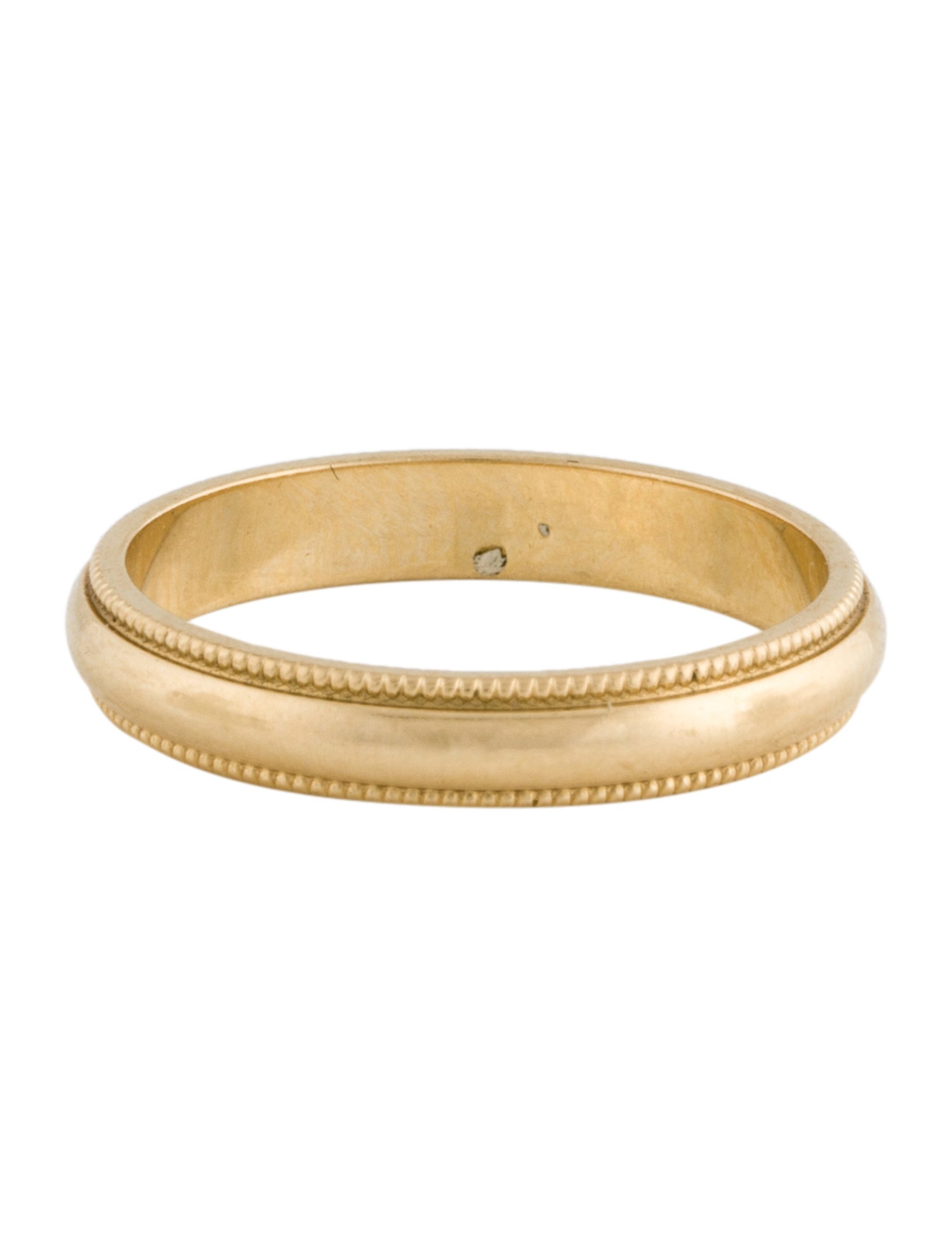 Tiffany & Co. Platinum Milgrain Band - 950 Platinum Band, Rings ...