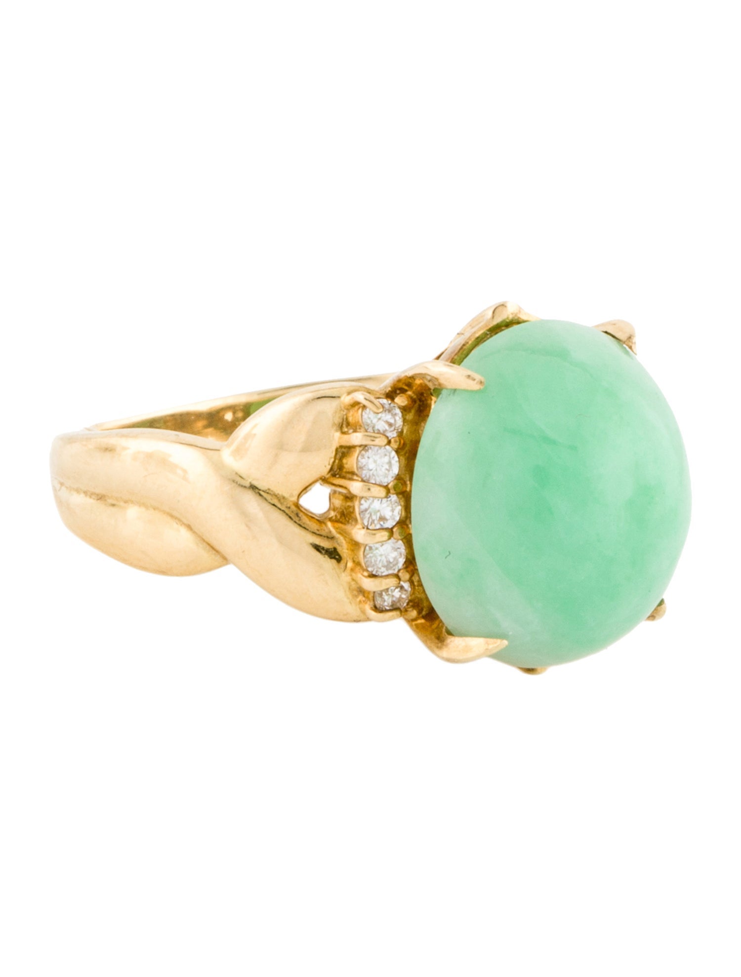 Ring 14K Lab-Grown Diamond & Earth-Mined Diamond Cocktail Ring - 14K ...