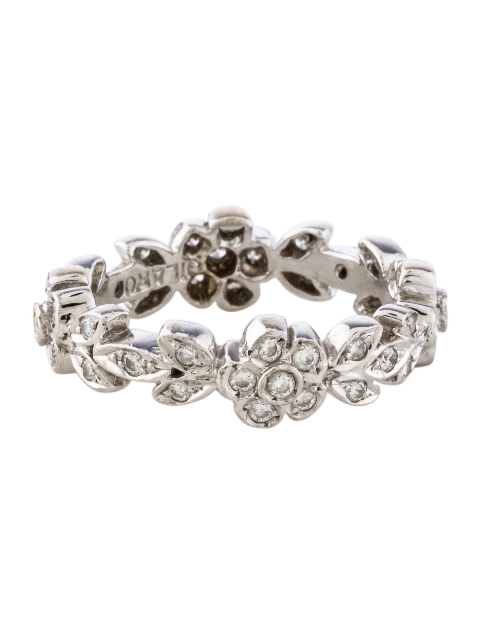 Diamond Floral Eternity Band - Rings - RRING27412 | The RealReal