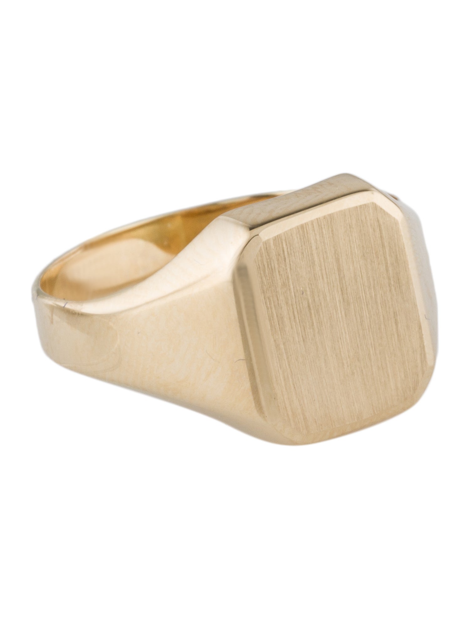 Ring 22K De Vera Hare Signet Ring - 22K Yellow Gold Signet Ring, Rings ...