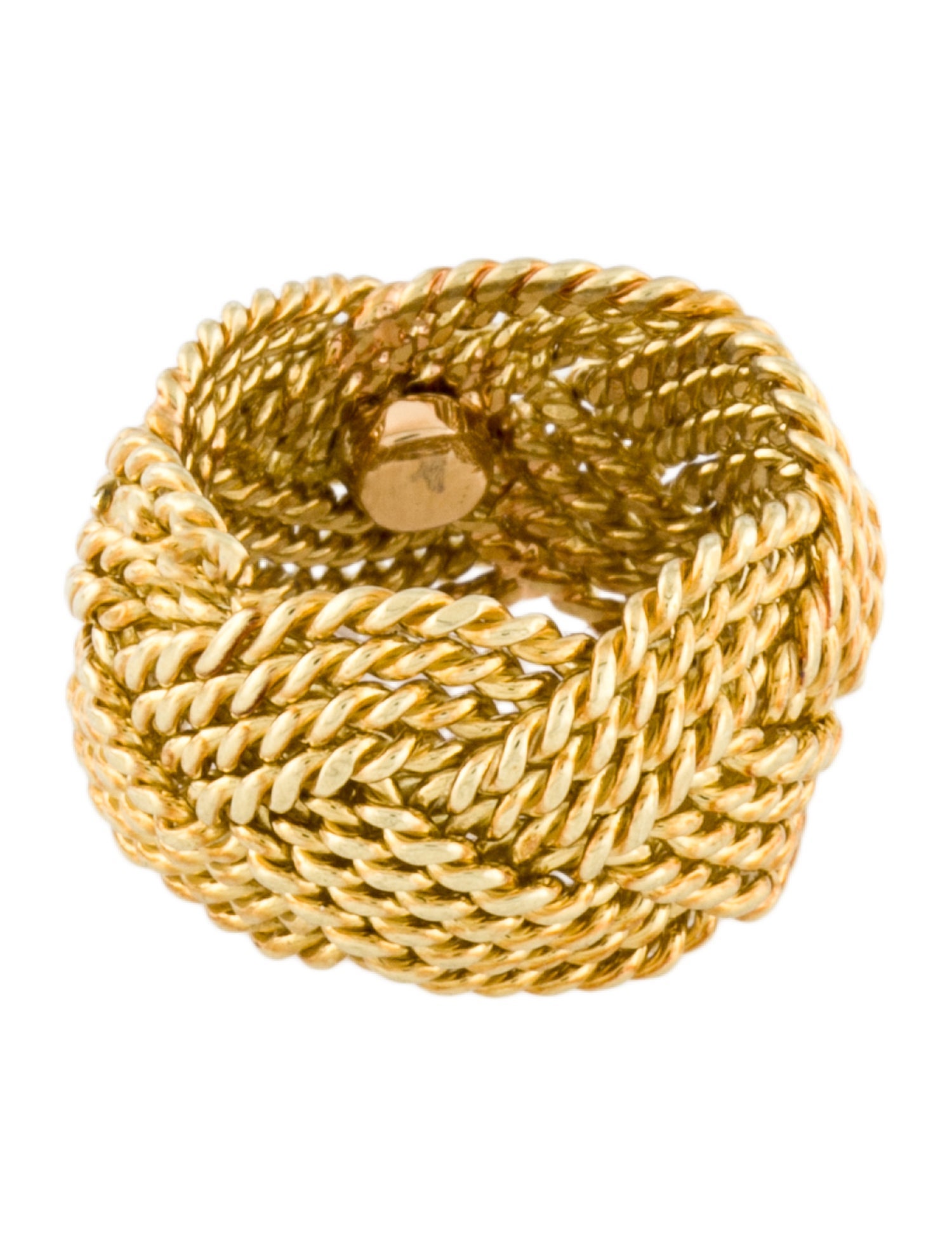 Ring AGA Correa & Son 18K Turk's Head 3 Strand Ring - 18K Yellow Gold ...