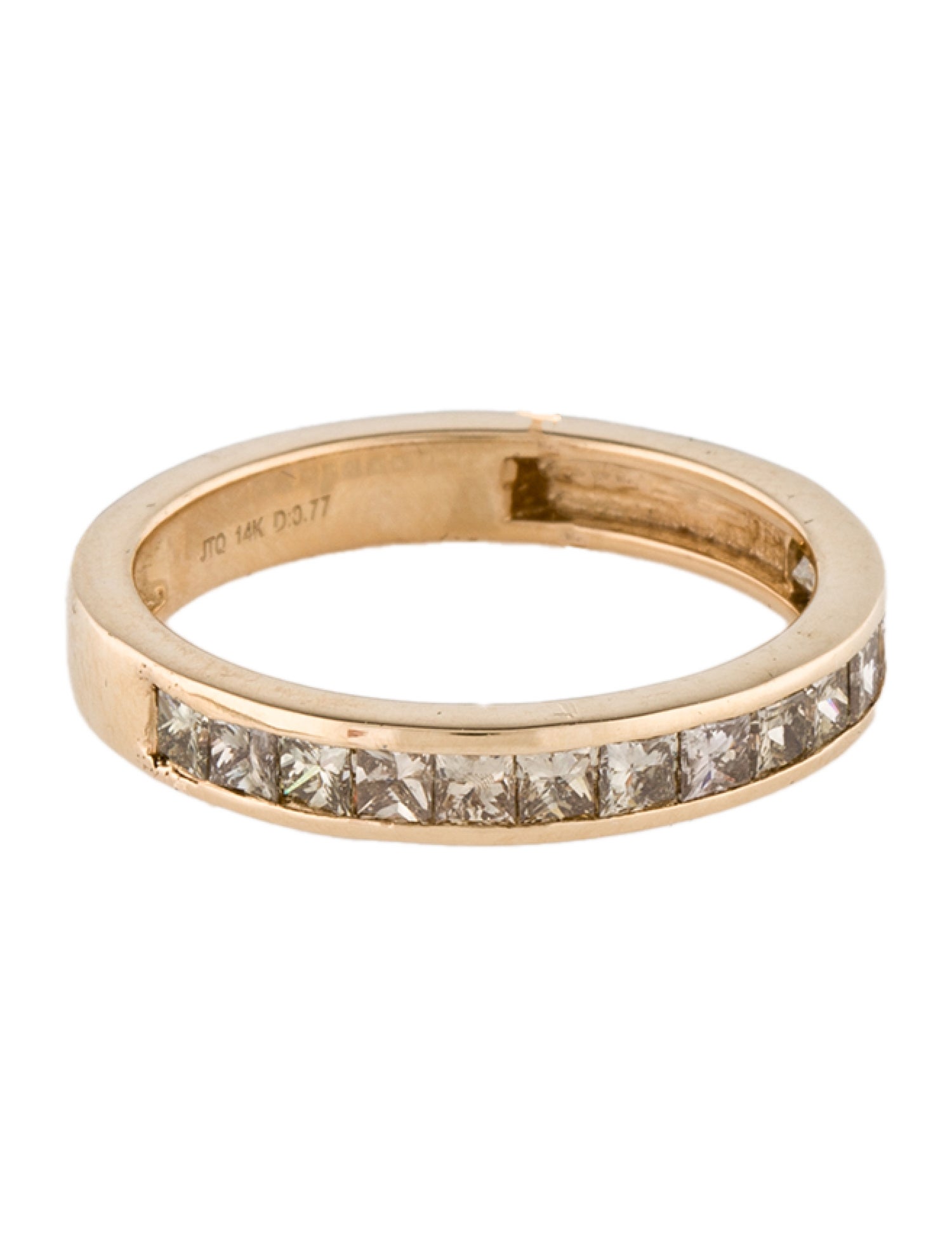 Ring 14K 2.22ctw Diamond Channel Set Eternity Band - 14K White Gold Band, Rings - RRING280478 ...