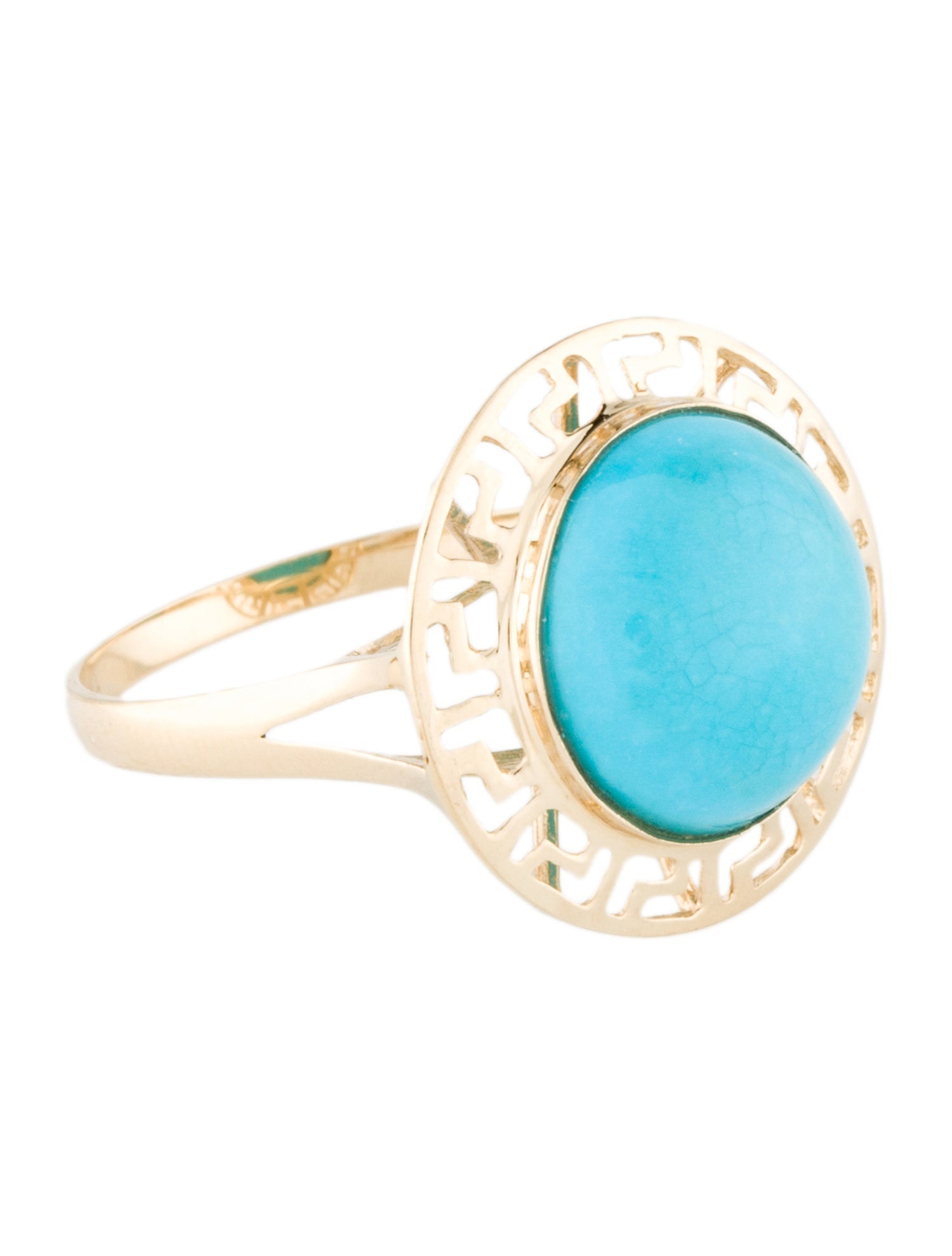 Burberry Round Logo Signet Ring - Silver-Tone Metal Cocktail Ring ...