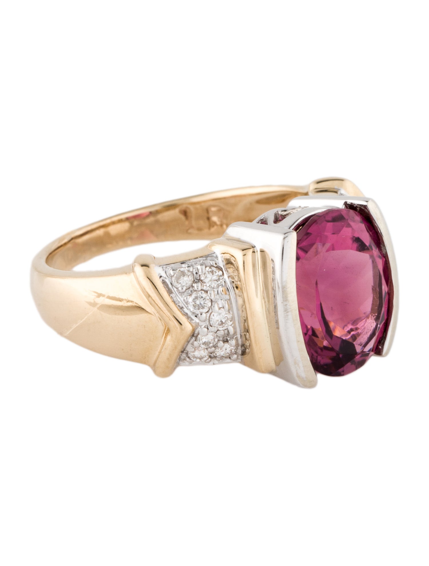 Marco Bicego 18K Amethyst & Rhodolite Murano Cocktail Ring - 18K Yellow Gold Cocktail Ring ...