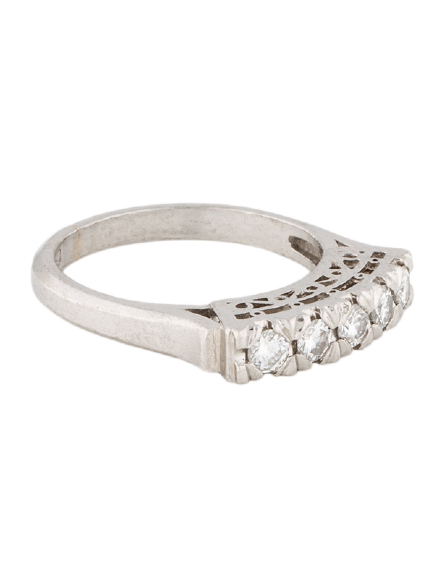 Scott Kay 19K Diamond Engagement Ring - 19K White Gold Engagement Ring ...