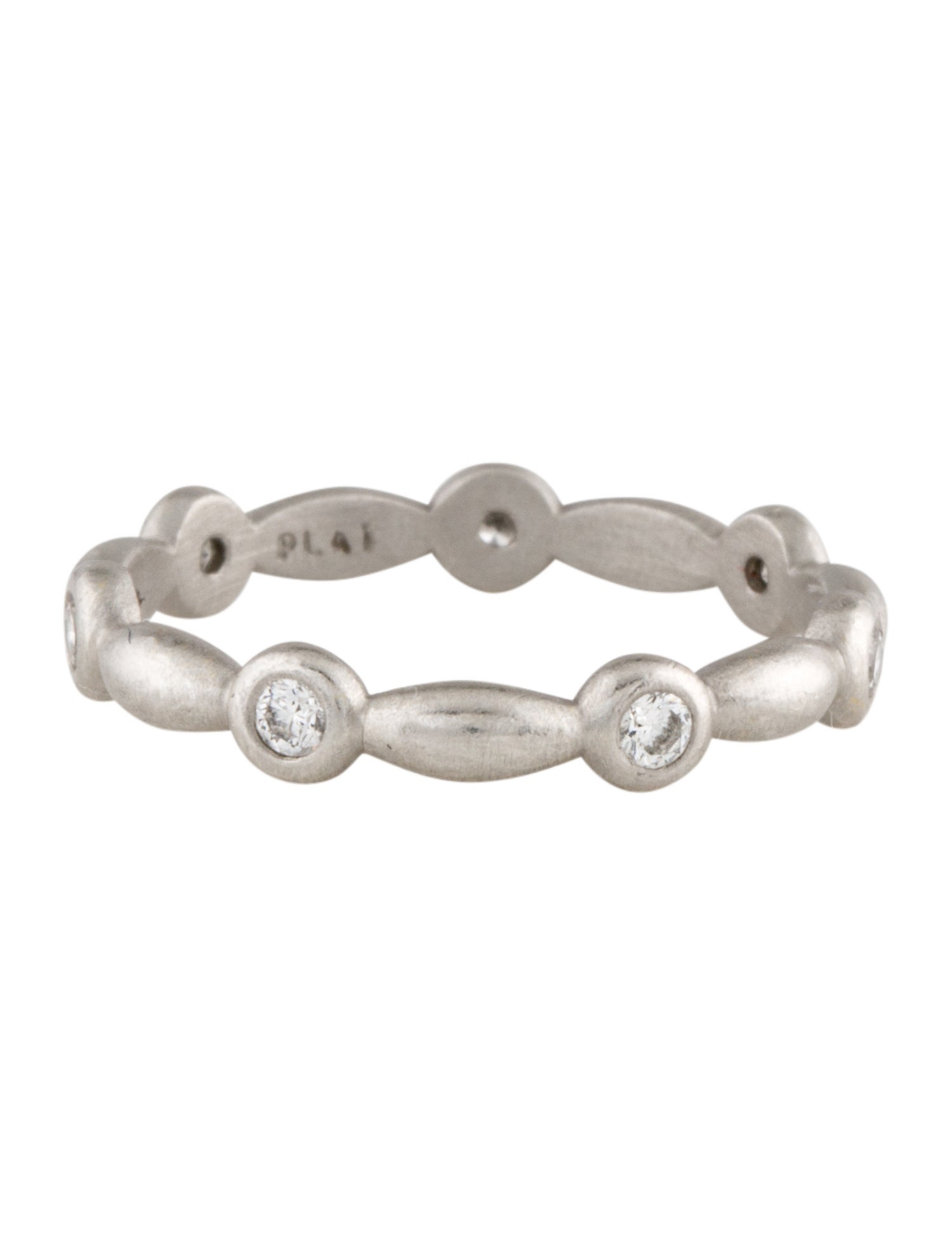 Ring Amy Hudon Platinum Diamond Inspiration Eternity Band - 900 ...