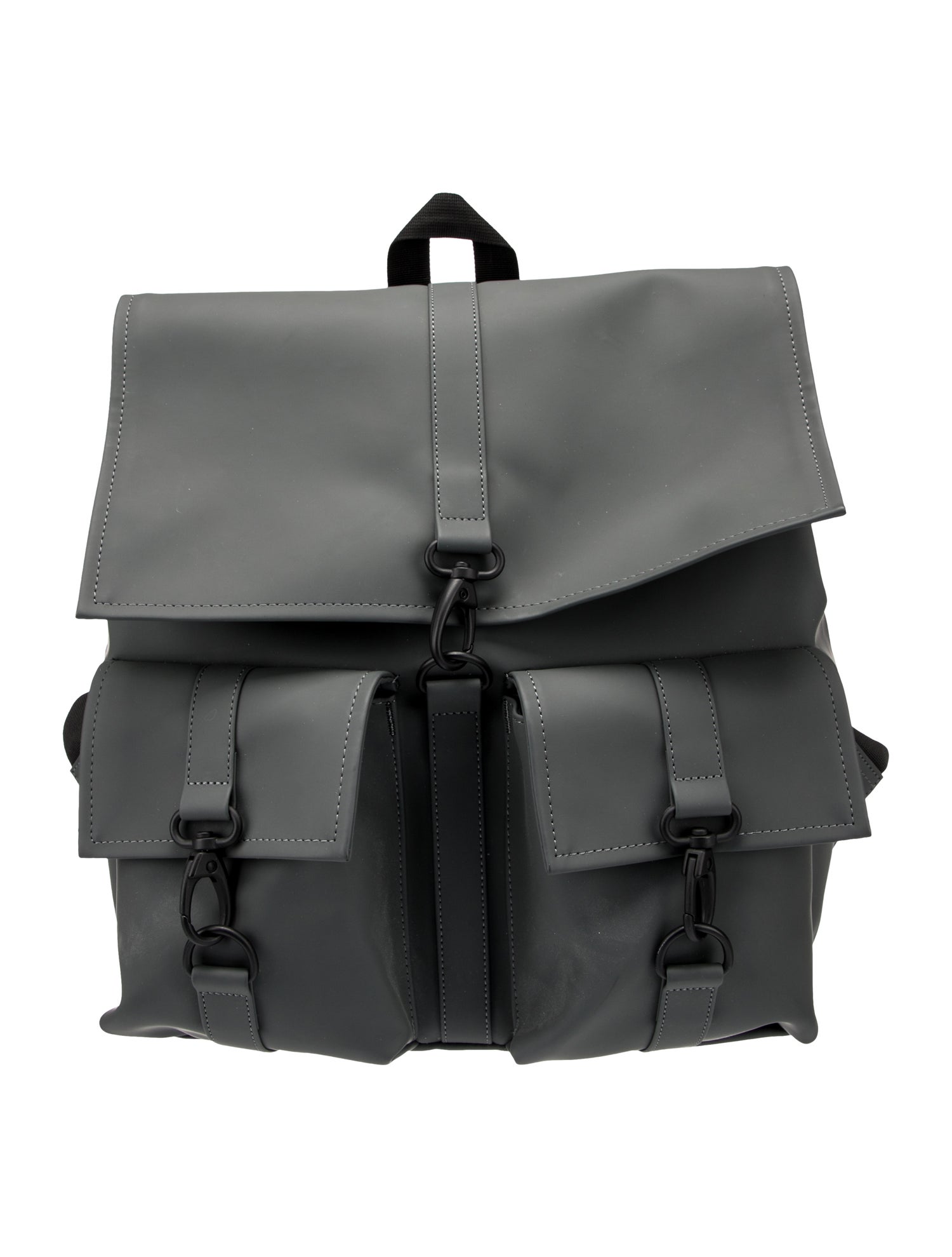 Rains Rubber Backpack - Grey Backpacks, Handbags - RRING310244 | The ...