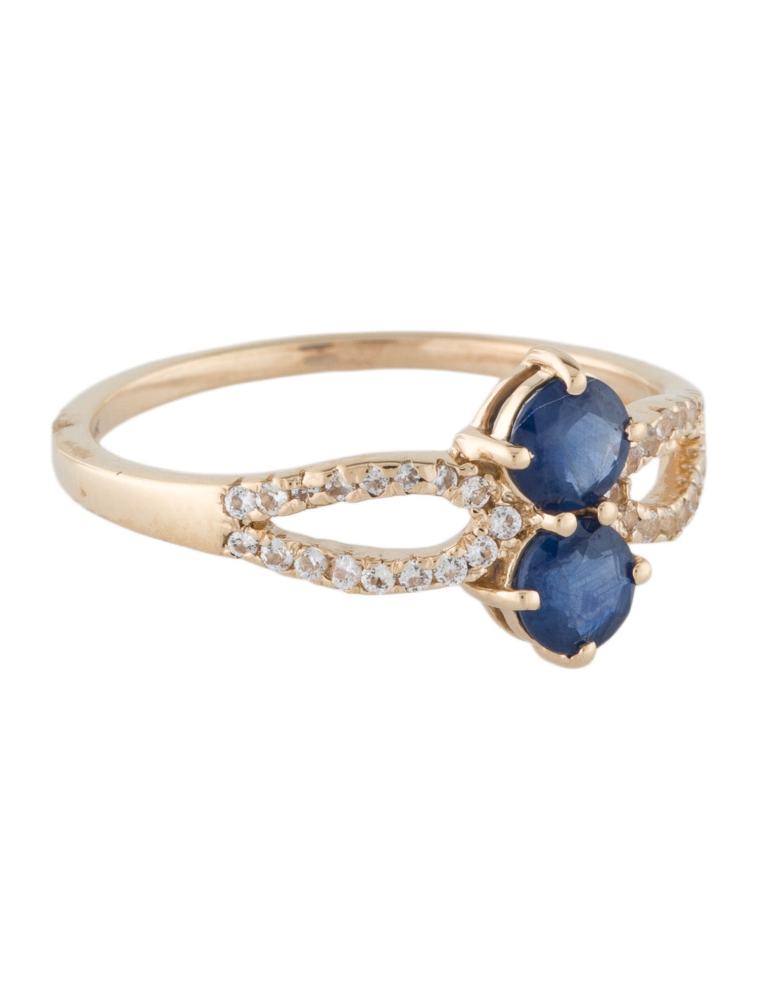 Engagement Ring 14K Diamond Three-Stone Engagement Ring - 14K Yellow ...