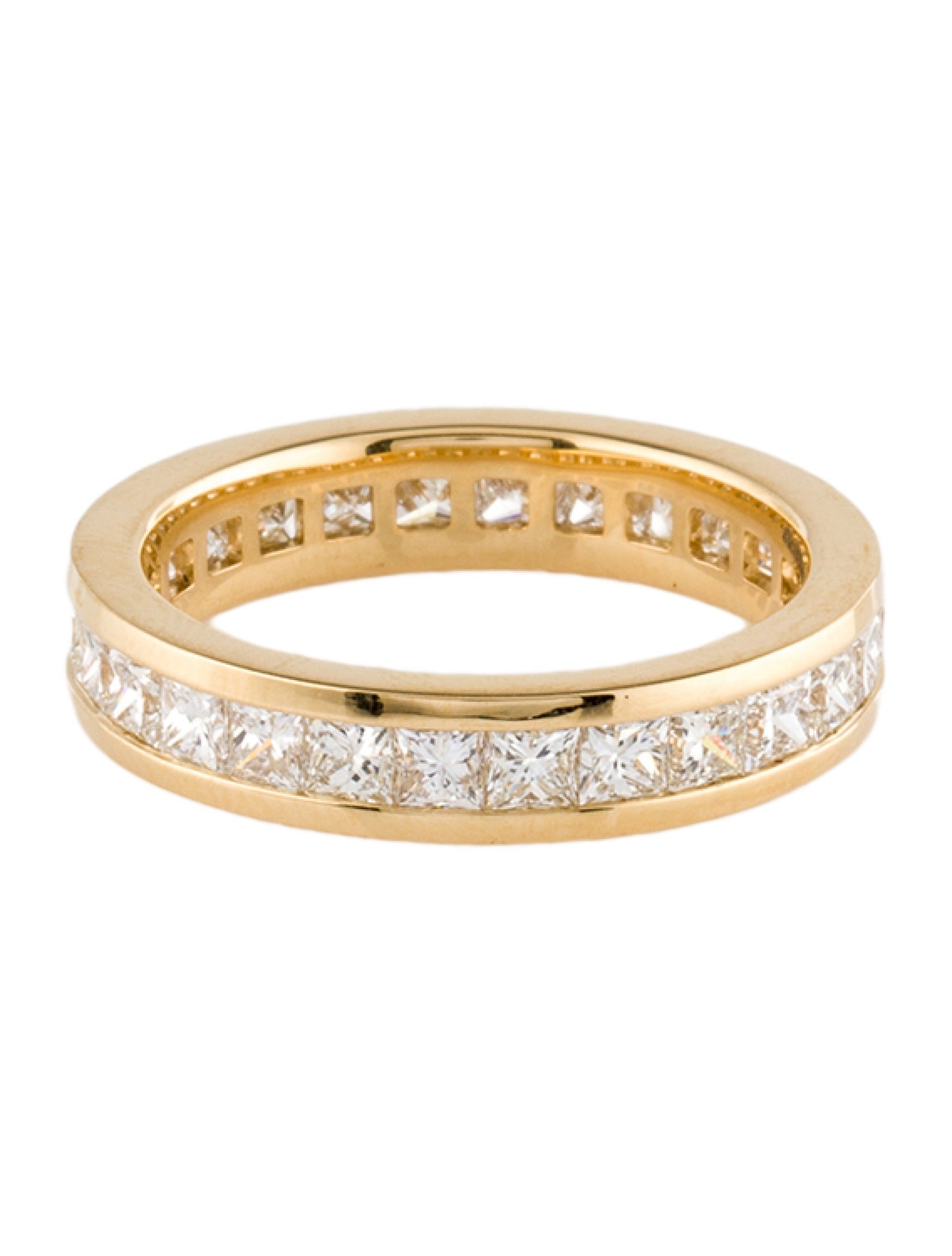 Ring 18K 2.79ctw Diamond Band - 18K Yellow Gold Band, Rings ...