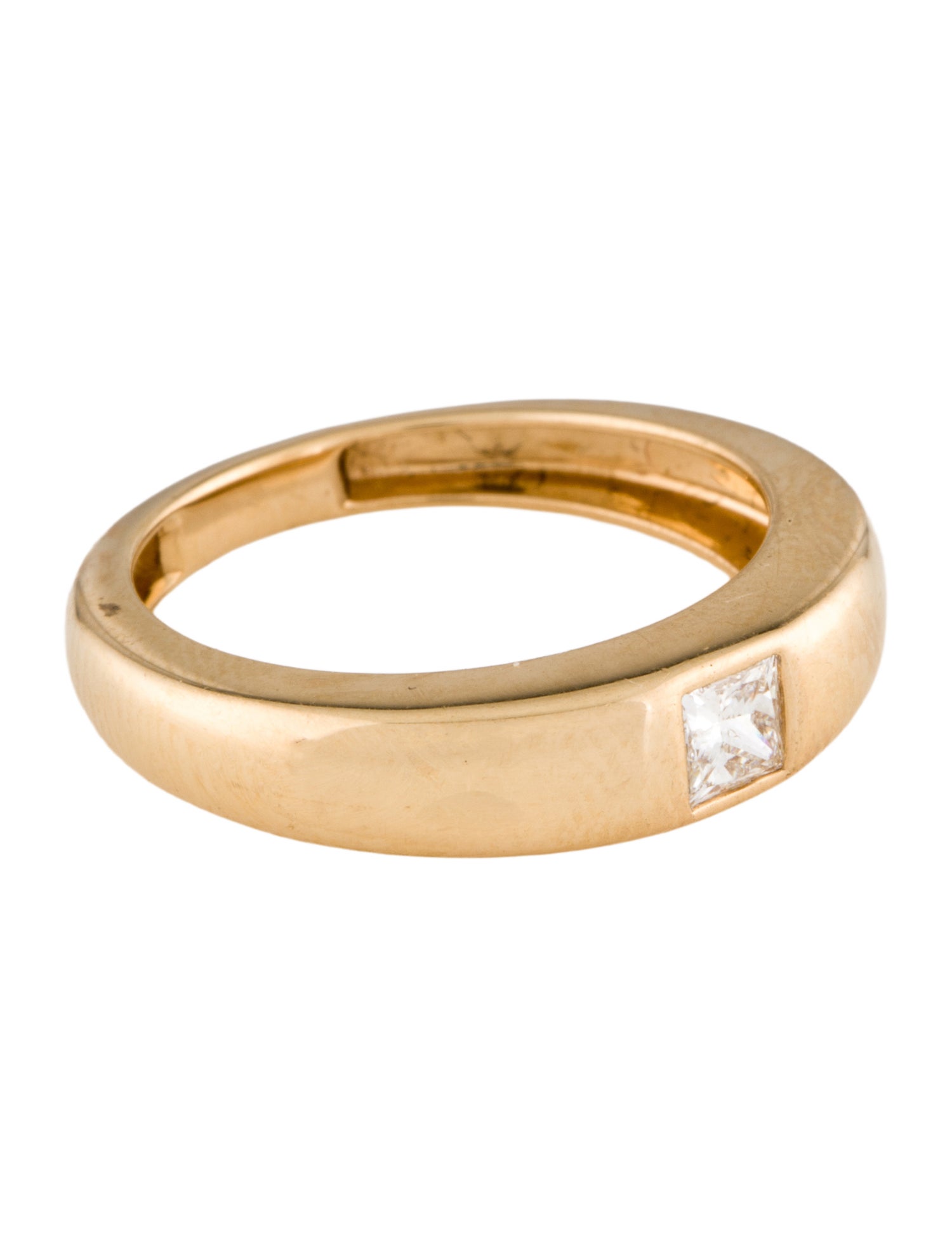 Ring 14K Diamond Band - 18K Yellow Gold Band, Rings - RRING319018 | The ...