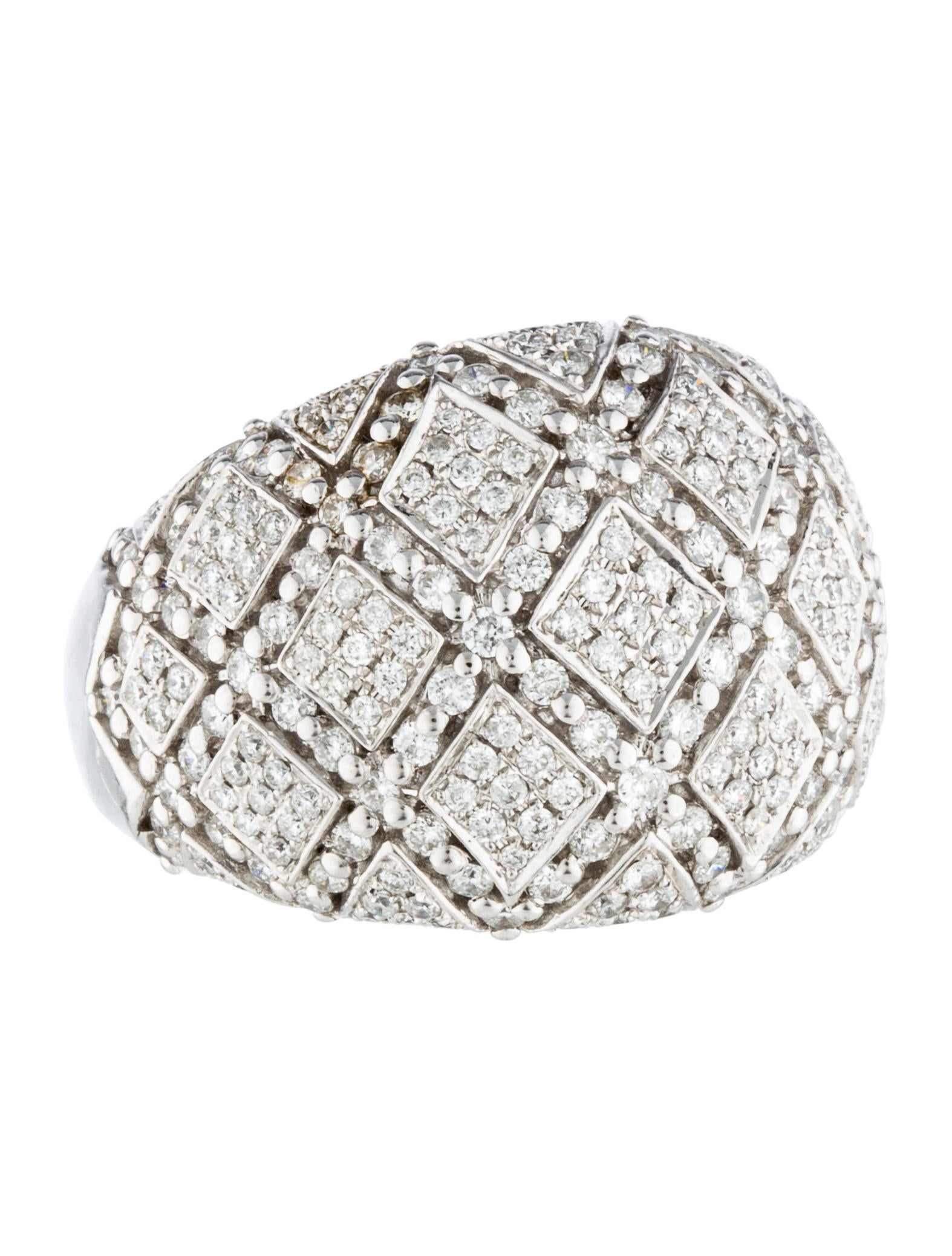 Ring 14K Diamond Dome Ring - Rings - RRING31925 | The RealReal