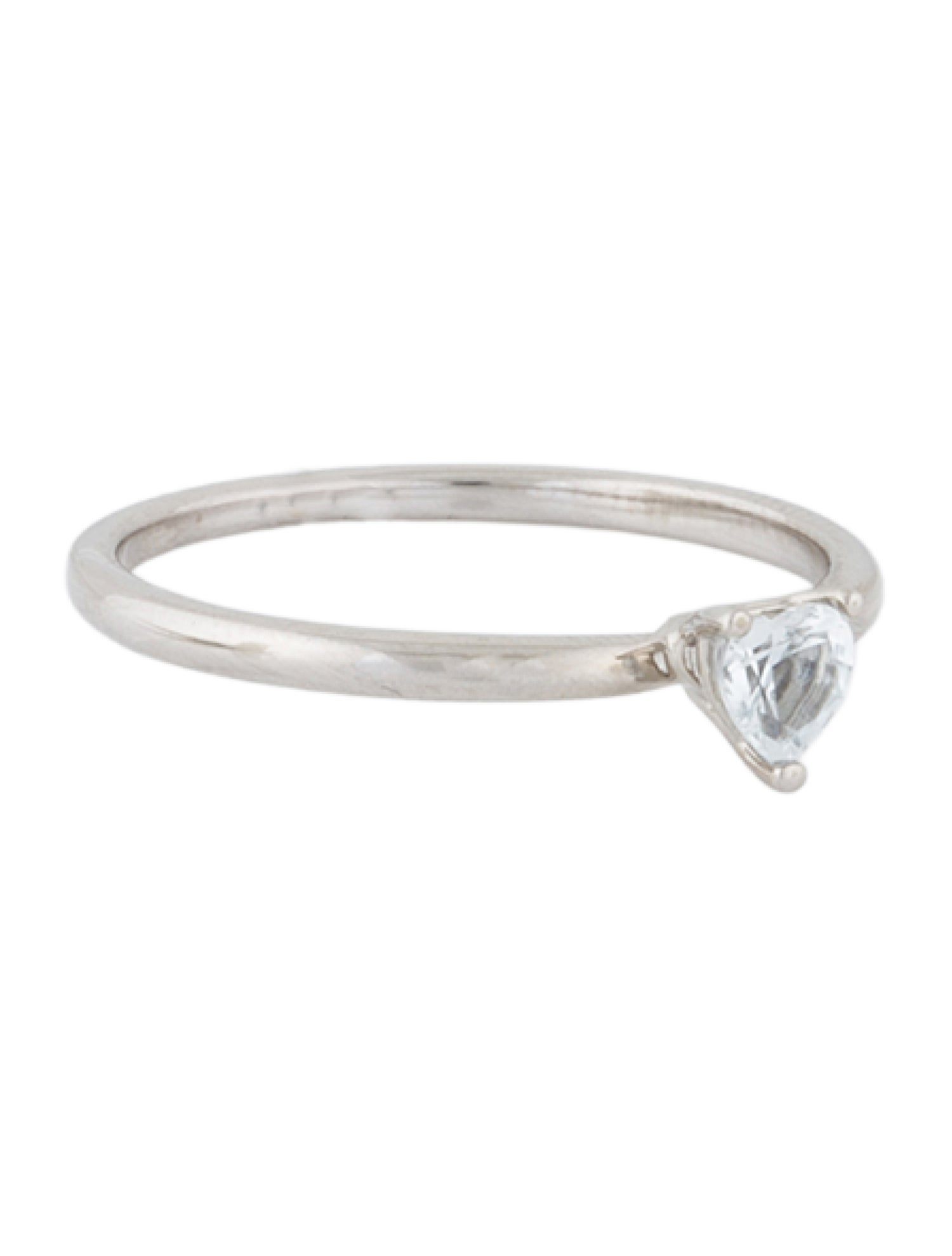 Monica Vinader Diamond Nura Mini Teardrop Stacking Ring - 18K Vermeil ...