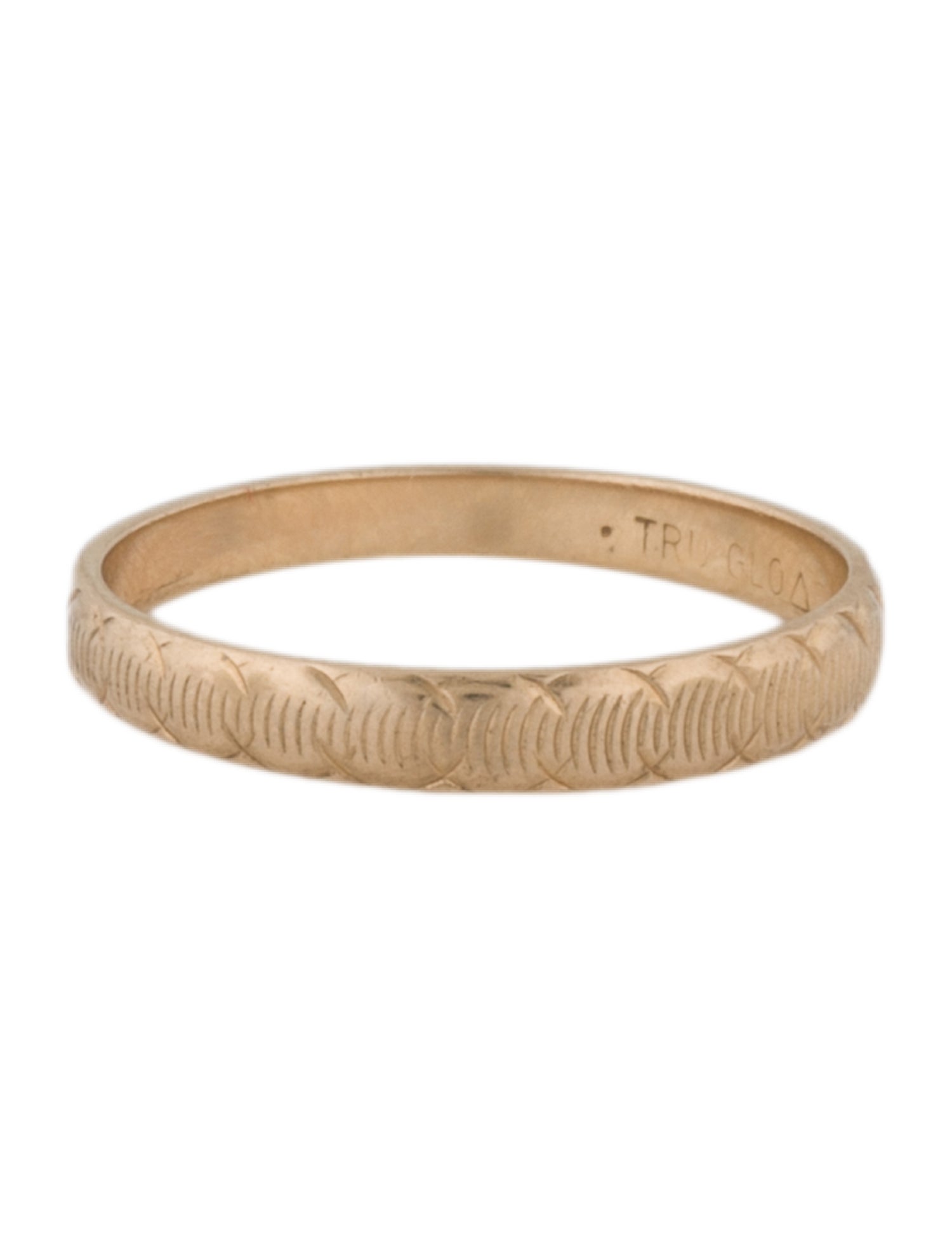 Ring 14K Band Ring - 14K Yellow Gold Band, Rings - RRING321130 | The ...