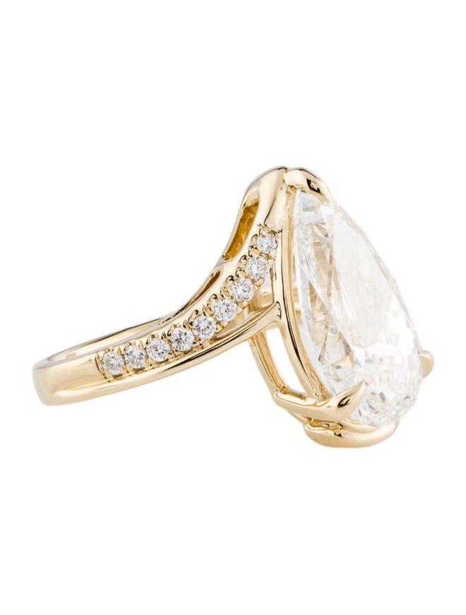 Tiffany & Co. 18K Diamond Bow Cocktail Ring - 18K Rose Gold Cocktail ...