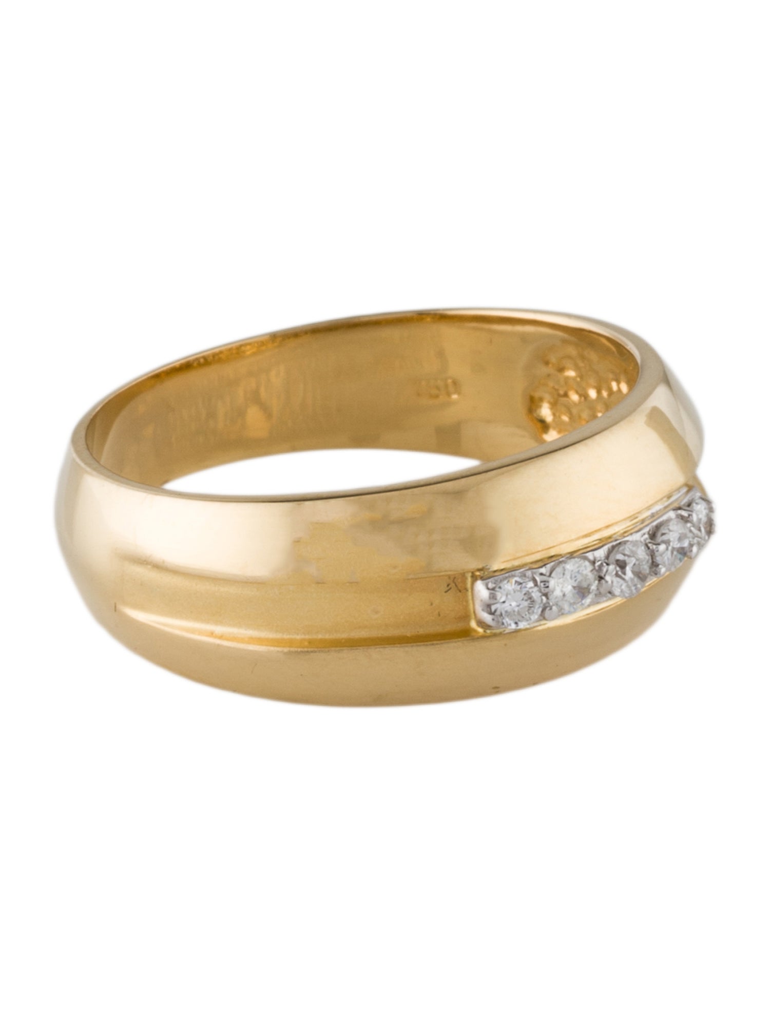 Cartier Tigers Eye Santos Dumont Ring - 18K Rose Gold Band, Rings ...