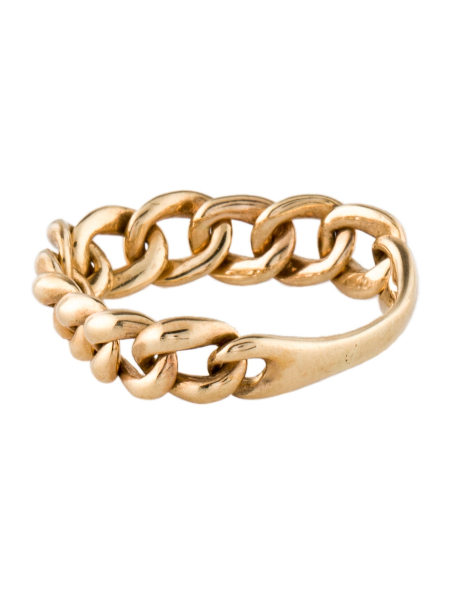 Chrome Hearts 22K Cemetery Band Ring - 22K Yellow Gold Band, Rings ...