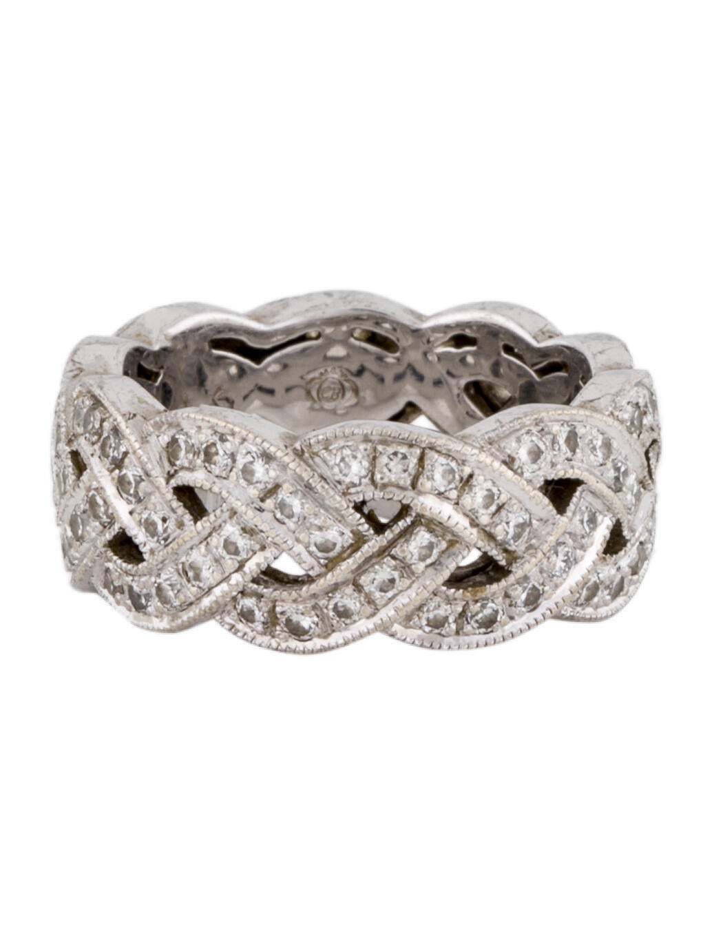 Daniella Design Platinum 5.64ctw Diamond Eternity Band - 950 Platinum ...