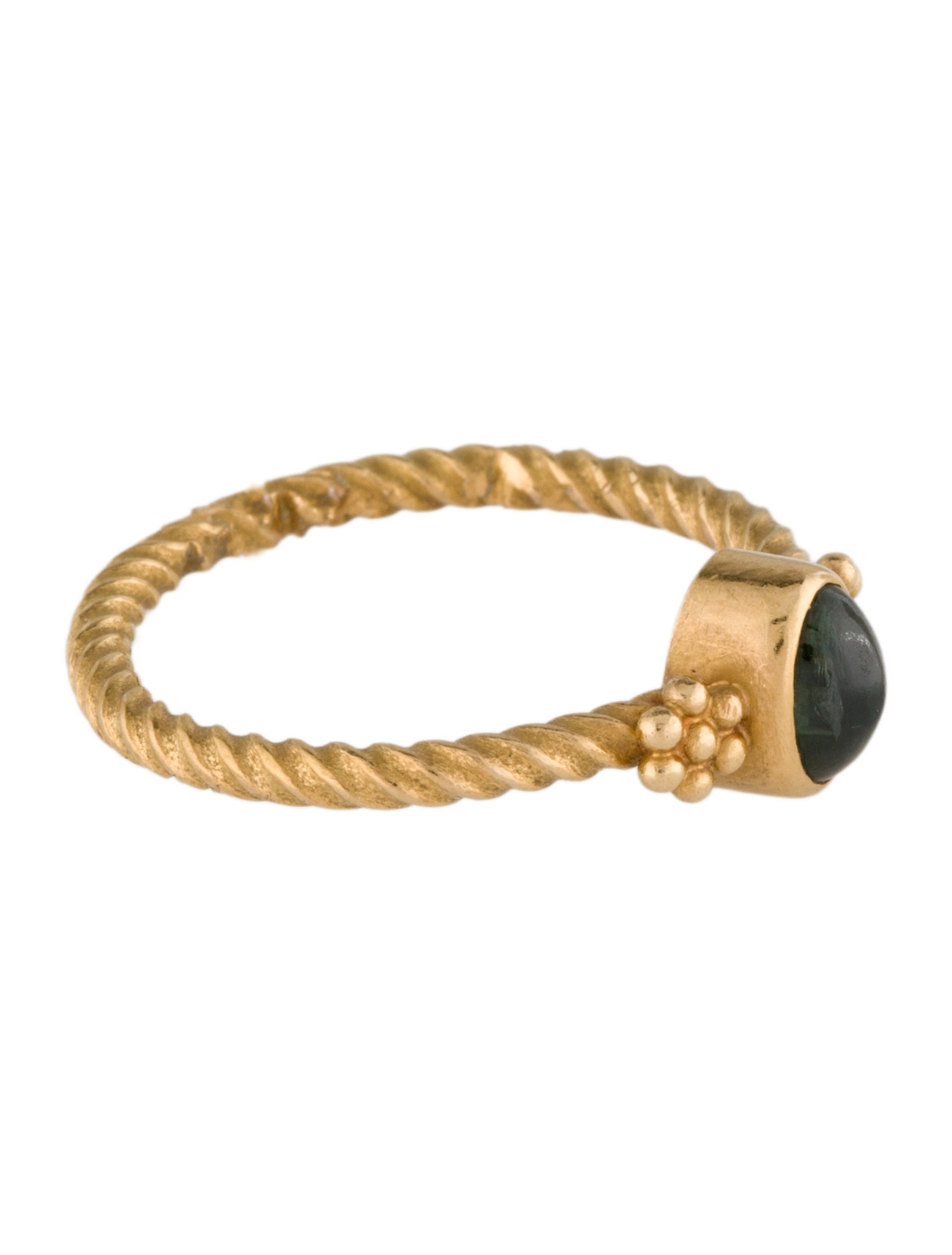 Ring 23K Sapphire Cocktail Ring - 23K Yellow Gold Cocktail Ring, Rings ...