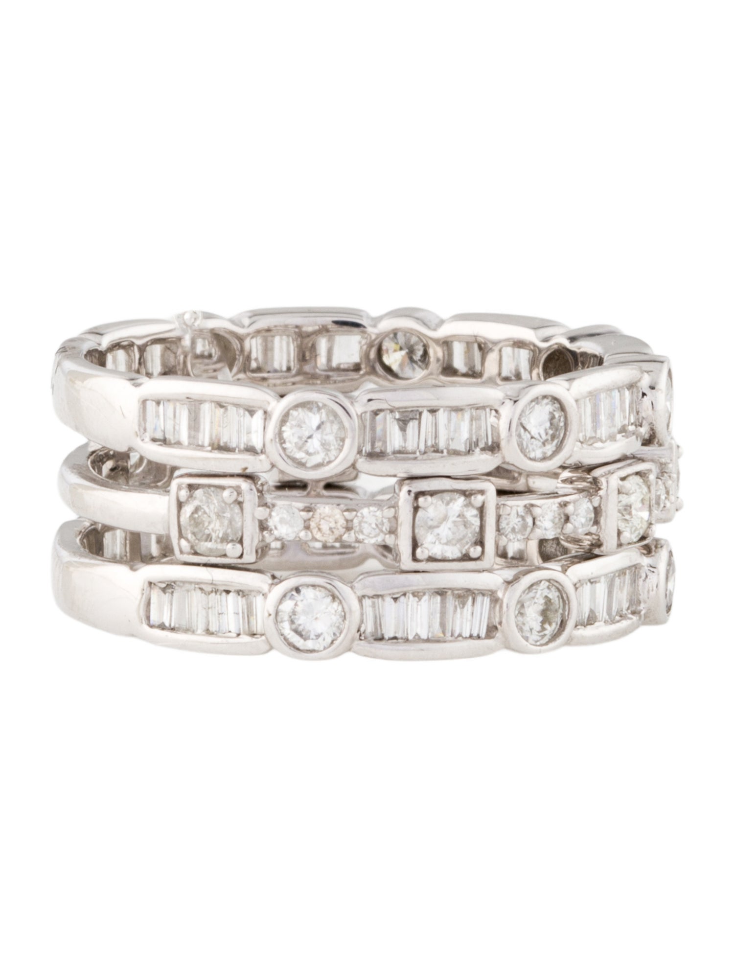 Ring 14K 1.55ctw Diamond Strand Band - Band, Rings - RRING339764 | The ...