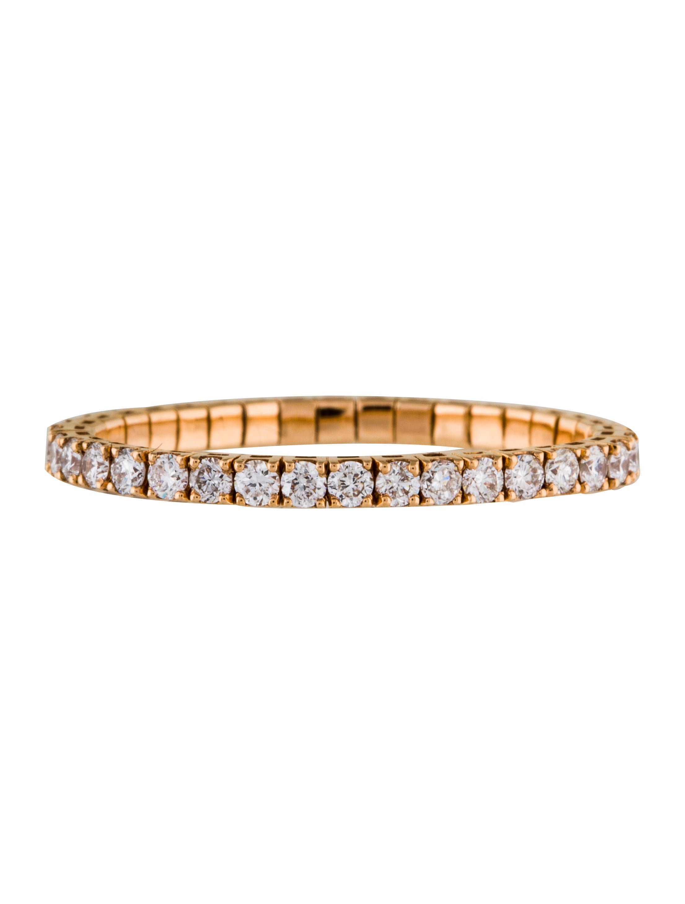 Ring 18K Diamond Flex Band - Rings - RRING35150 | The RealReal